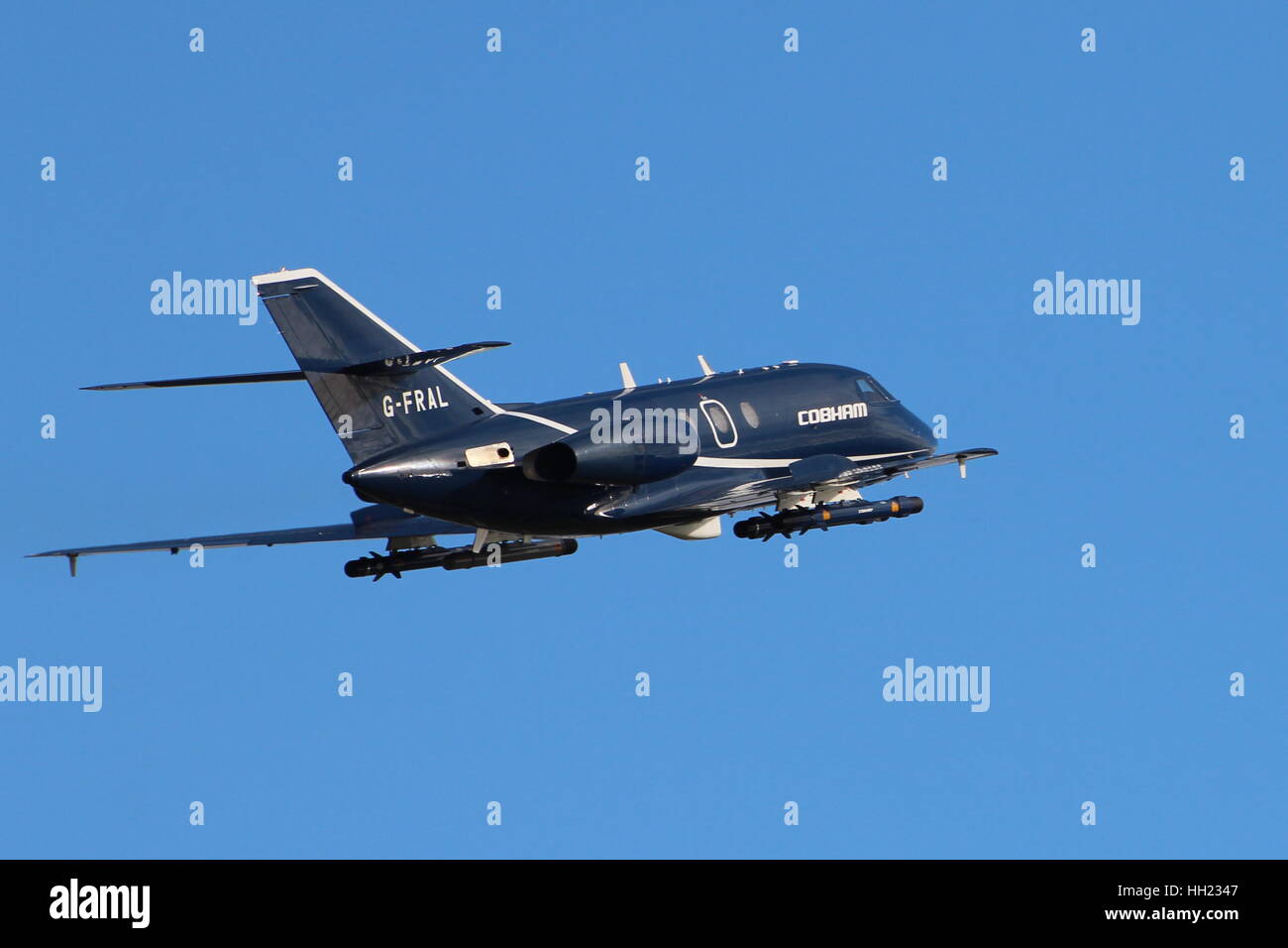 G-FRAL, a Dassault Falcon 20DC operated by Cobham Aviation Services, at ...