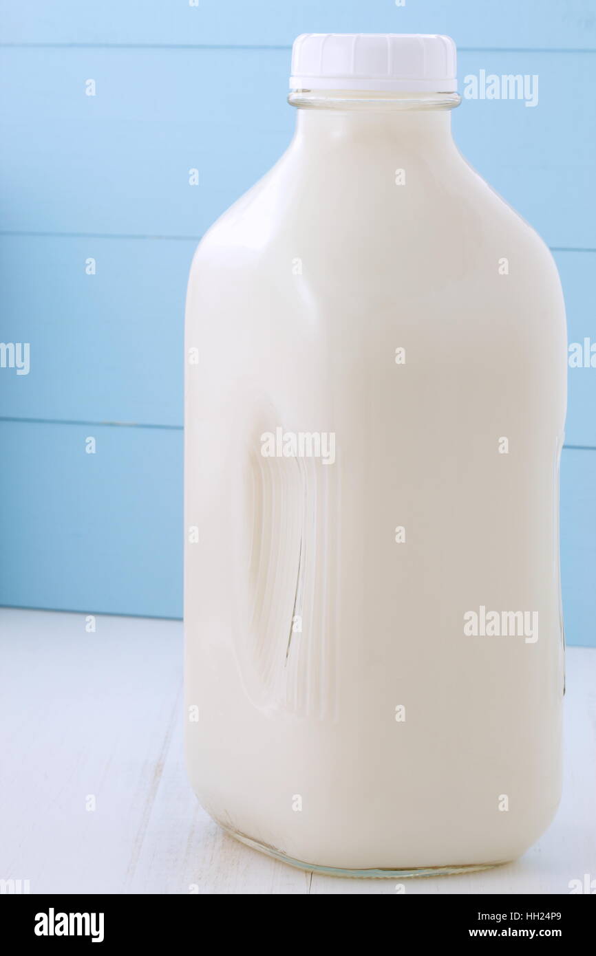 Delicious fresh milk, one of the primary sources of nutrition Stock ...