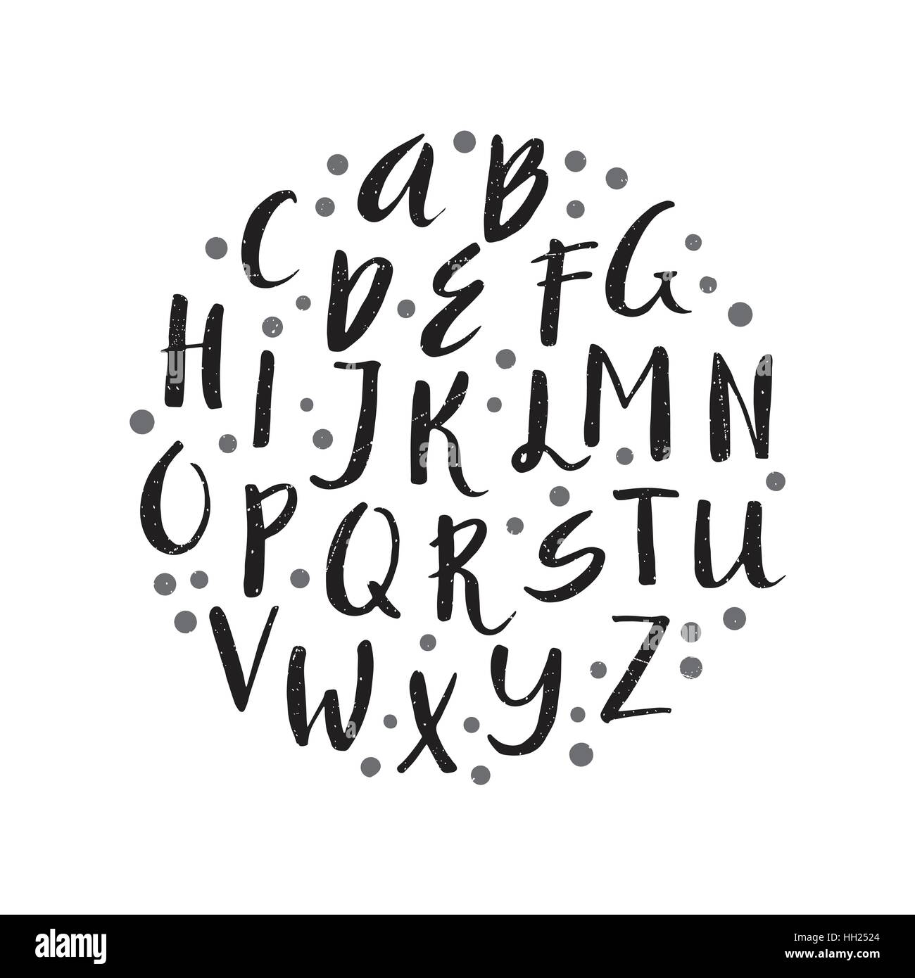 Unique vector alphabet Stock Vector Image & Art - Alamy