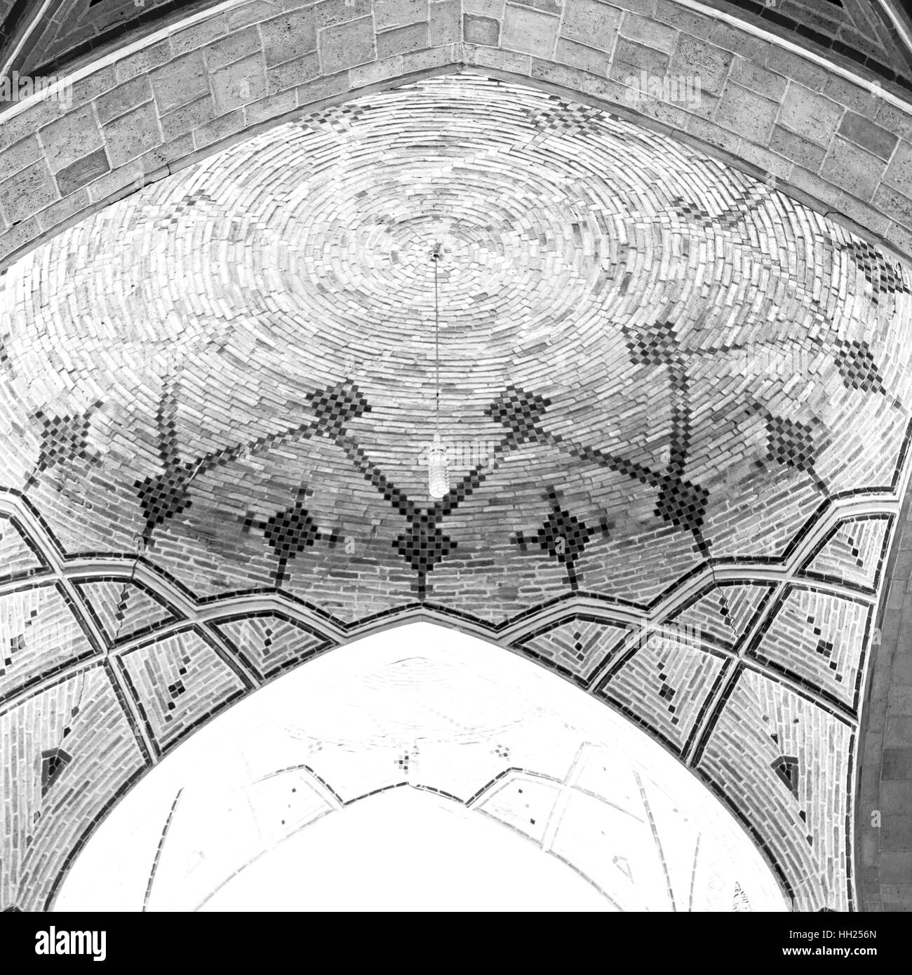 blur in iran abstract texture of the religion architecture mosque roof ...