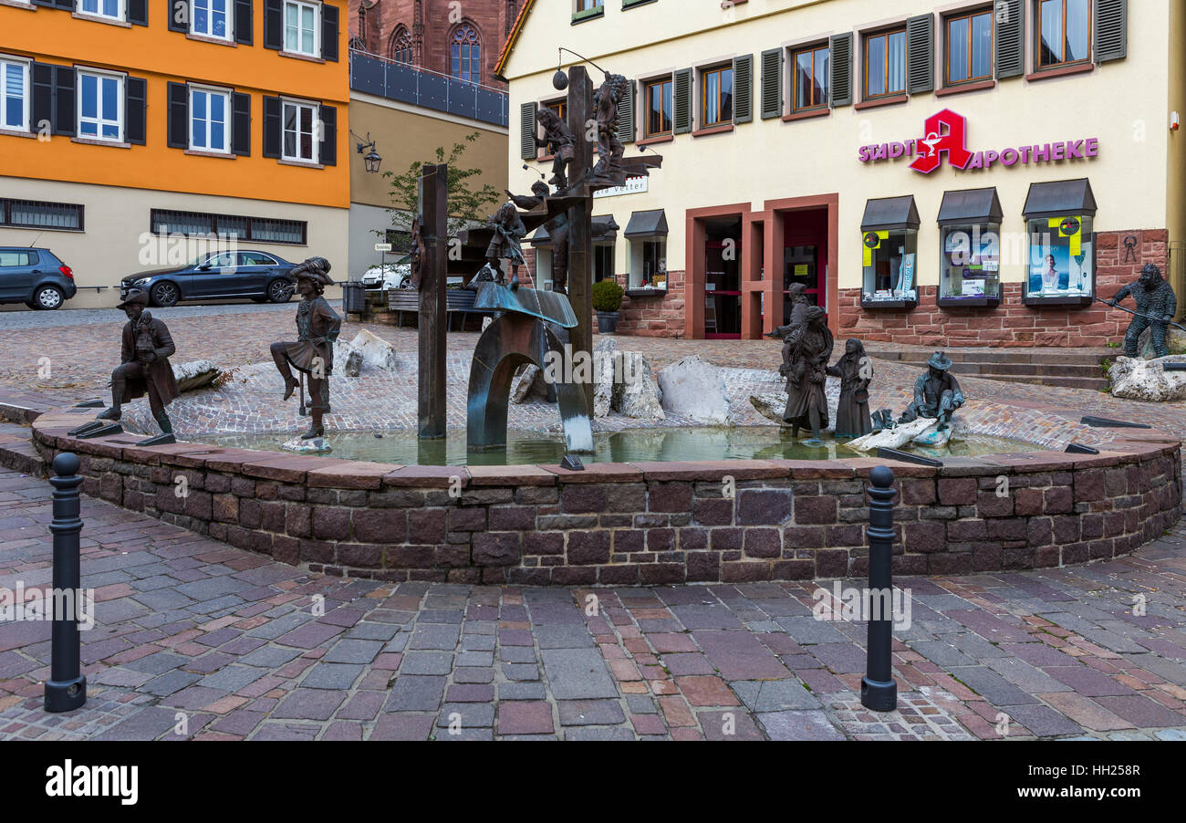 Town in Germany - Weil der Stadt Stock Photo - Alamy
