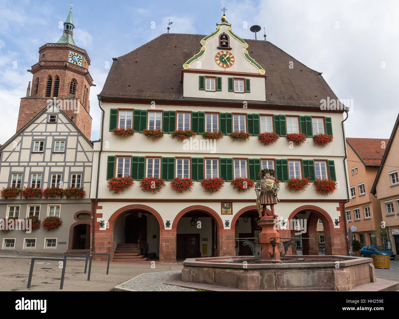 Town in Germany - Weil der Stadt Stock Photo - Alamy