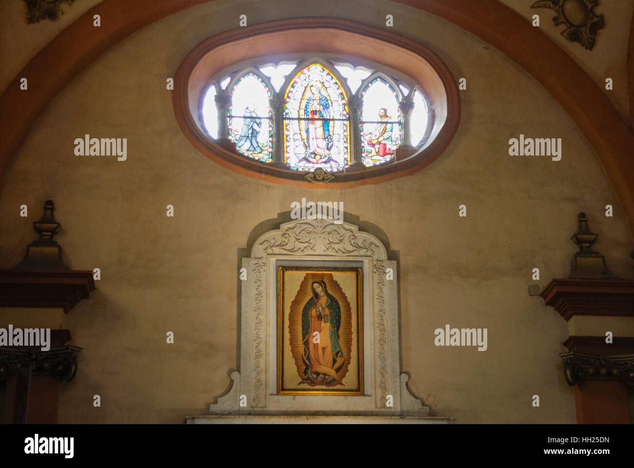 Photograph of an image of Our Lady of Guadalupe in Basilica de ...