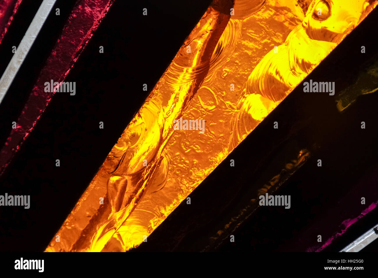 Photograph of a colorful stained glass window texture Stock Photo - Alamy