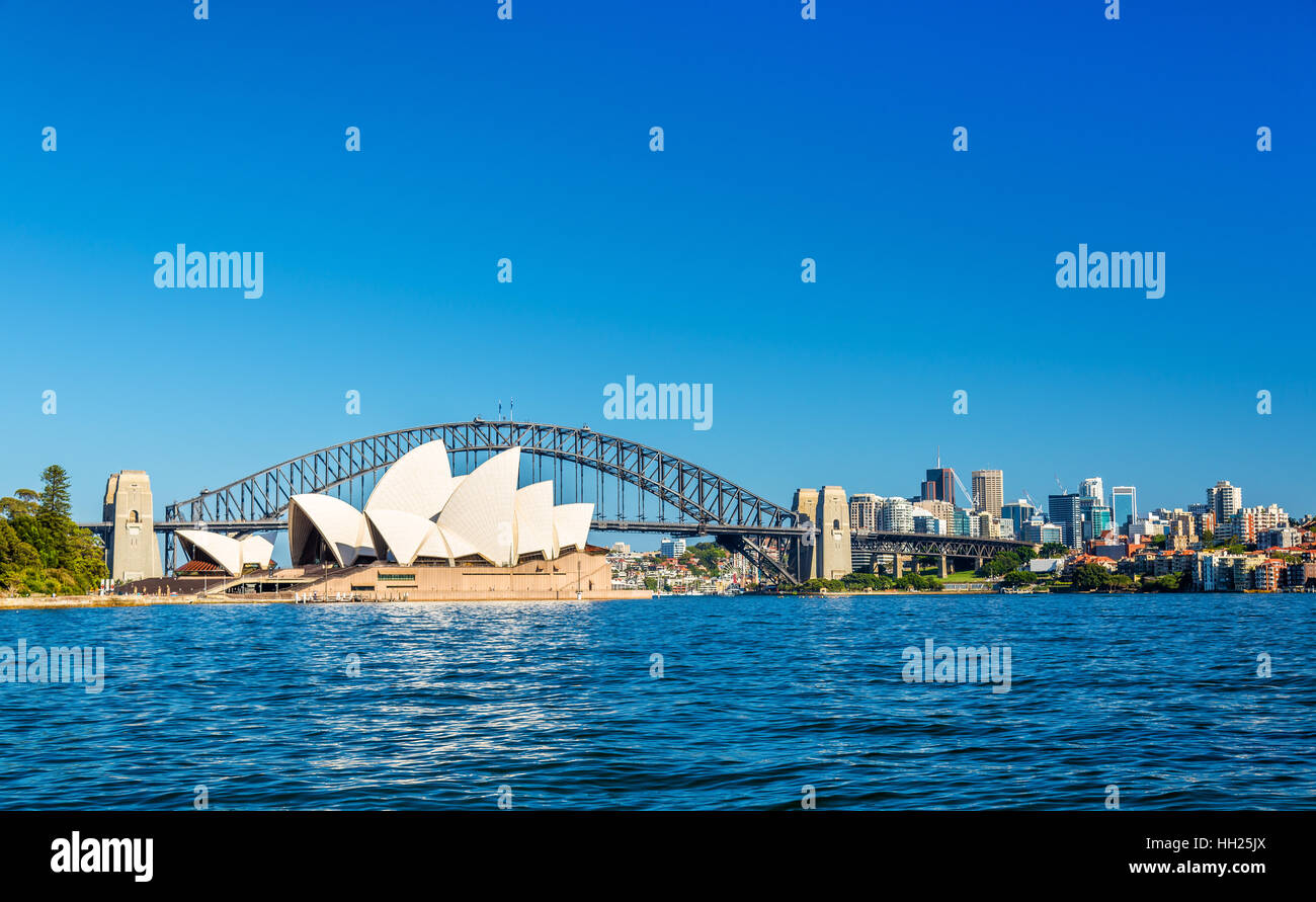 Sydney Opera House and Harbour Bridge - Australia Stock Photo - Alamy