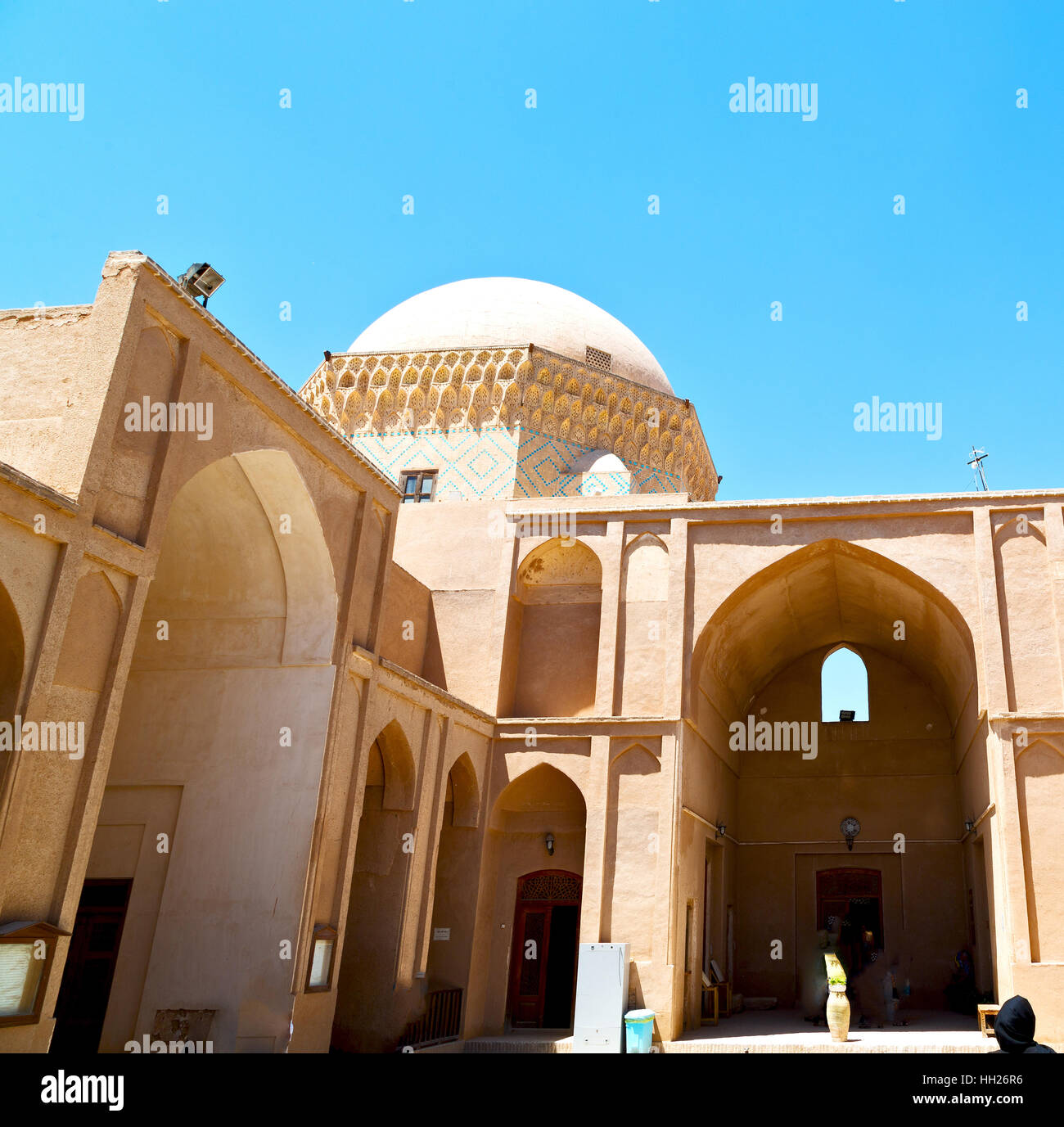 blur in iran the old contruction prison of alexander historic building ...