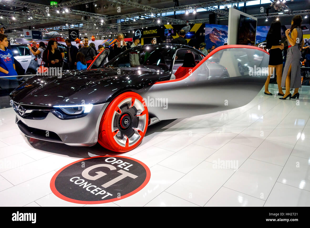 Vienna Autoshow 2017, Opel GT Concept Car Stock Photo - Alamy