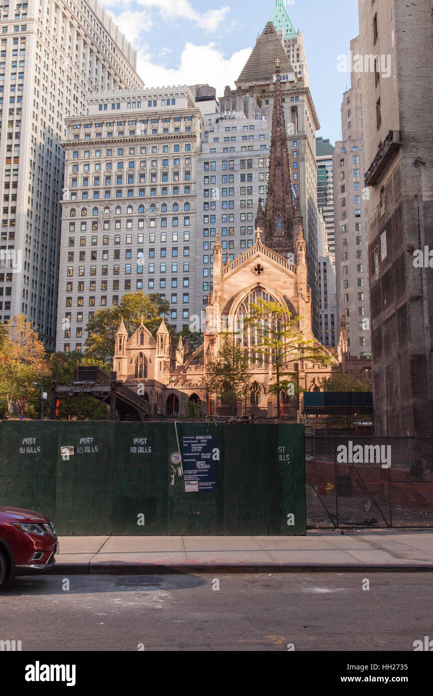 Trinity Episcopal Church, Financial district, Manhattan, New York City ...