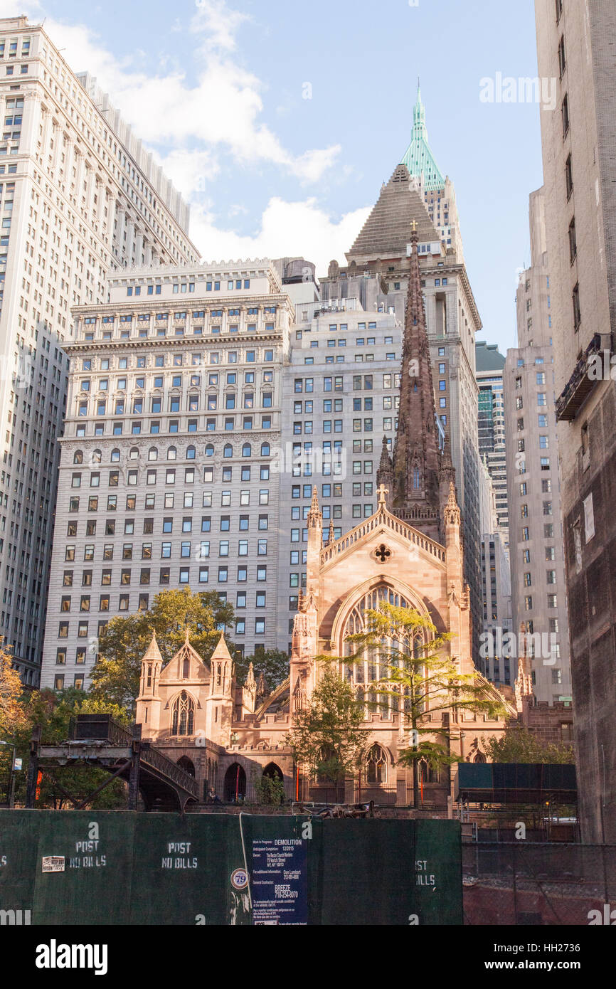 Trinity Church New York City Stock Photos & Trinity Church New York ...
