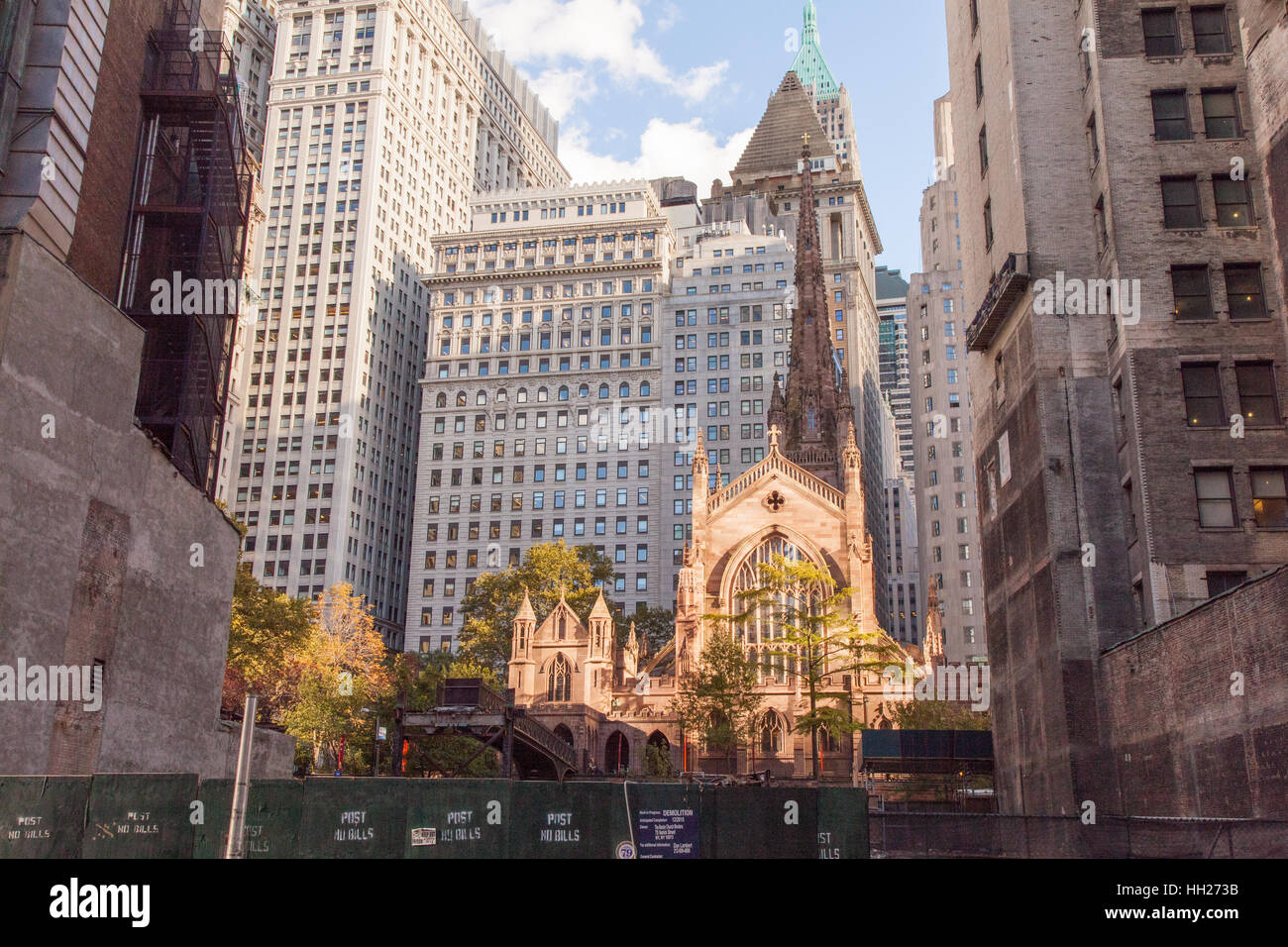 Trinity Episcopal Church, Financial district, Manhattan, New York City ...