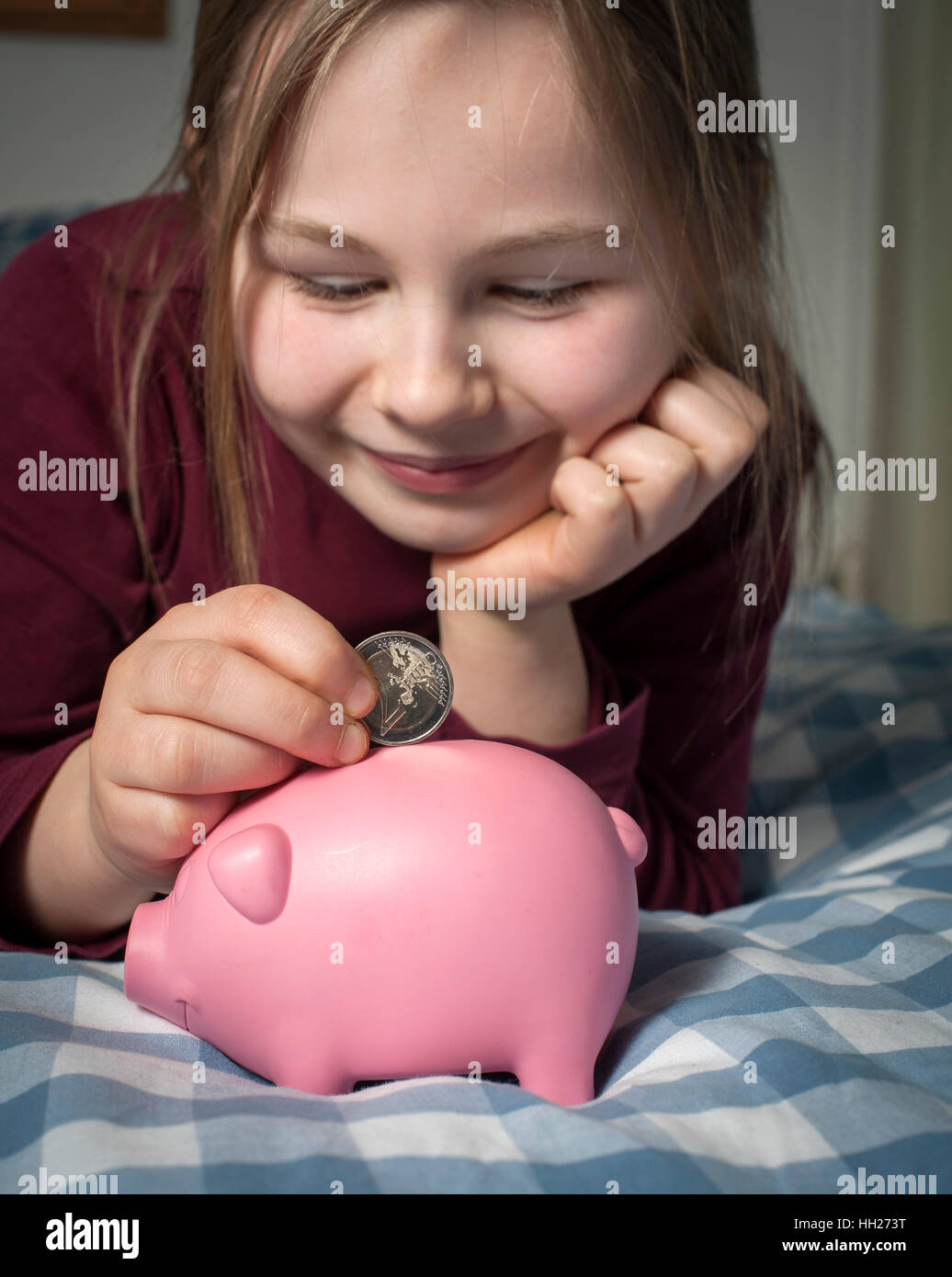 Piggy banks euro coins in hi-res stock photography and images - Alamy