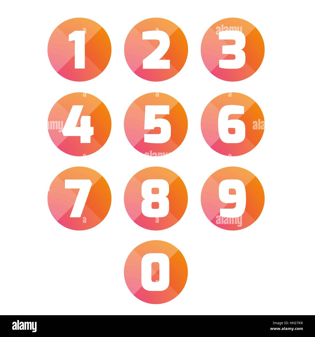Circle flat Stock Vector Images - Alamy