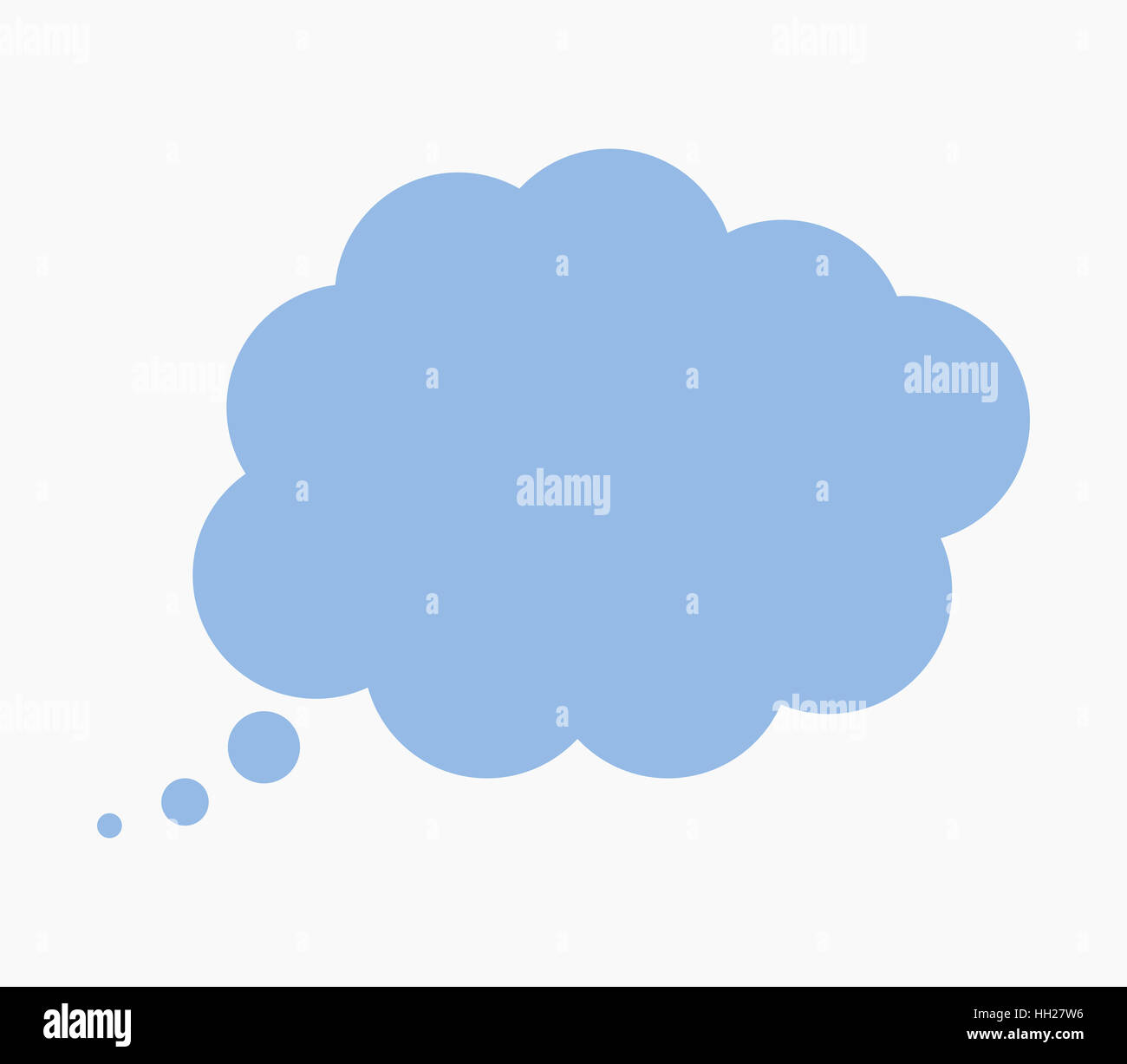 icon thought cloud Stock Photo - Alamy