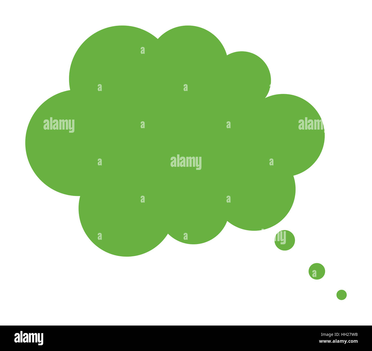 icon thought cloud Stock Photo - Alamy