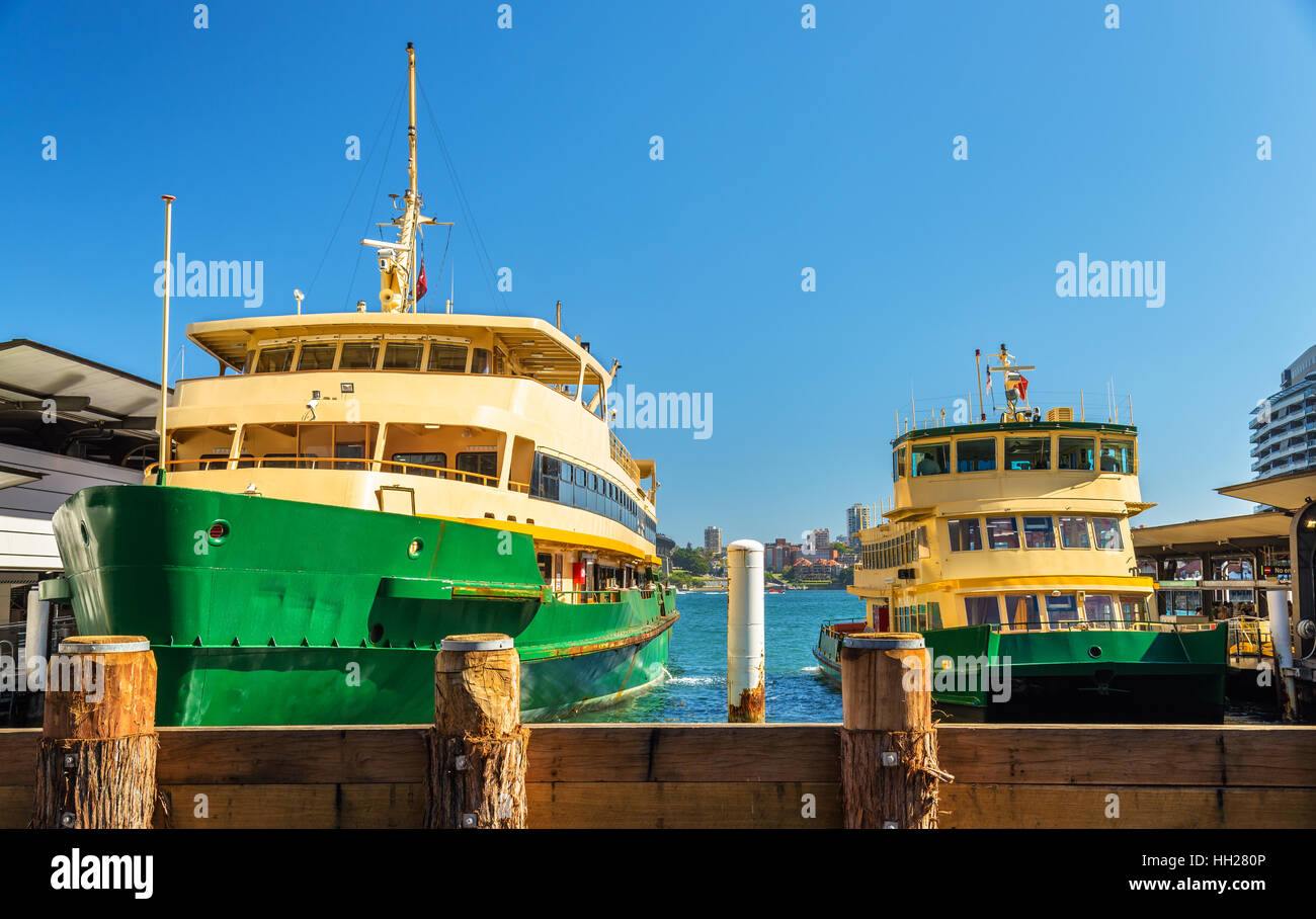 Ocean and city ferries hi-res stock photography and images - Alamy