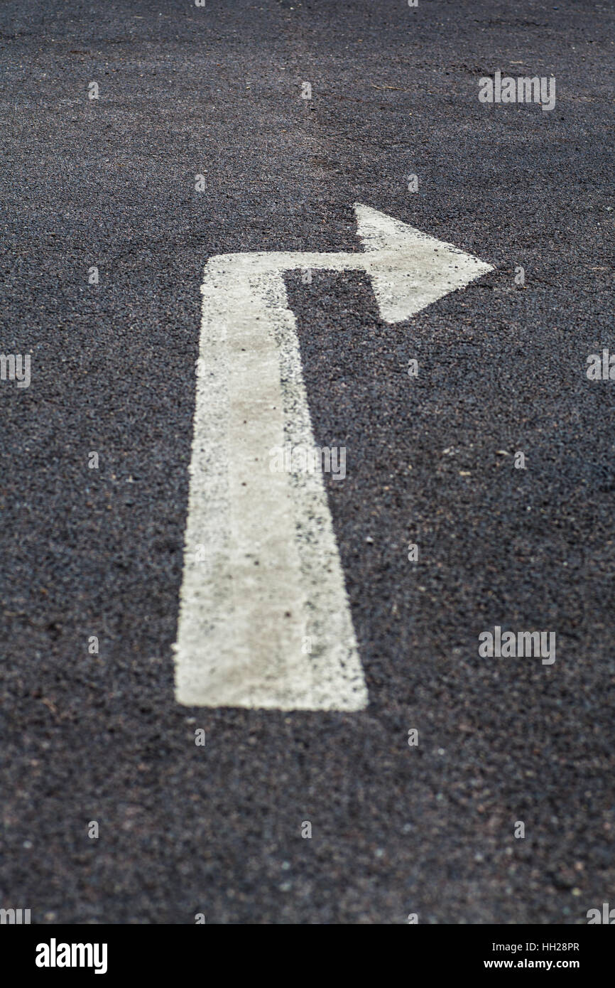 One Way Road Sign Arrow High Resolution Stock Photography and Images ...