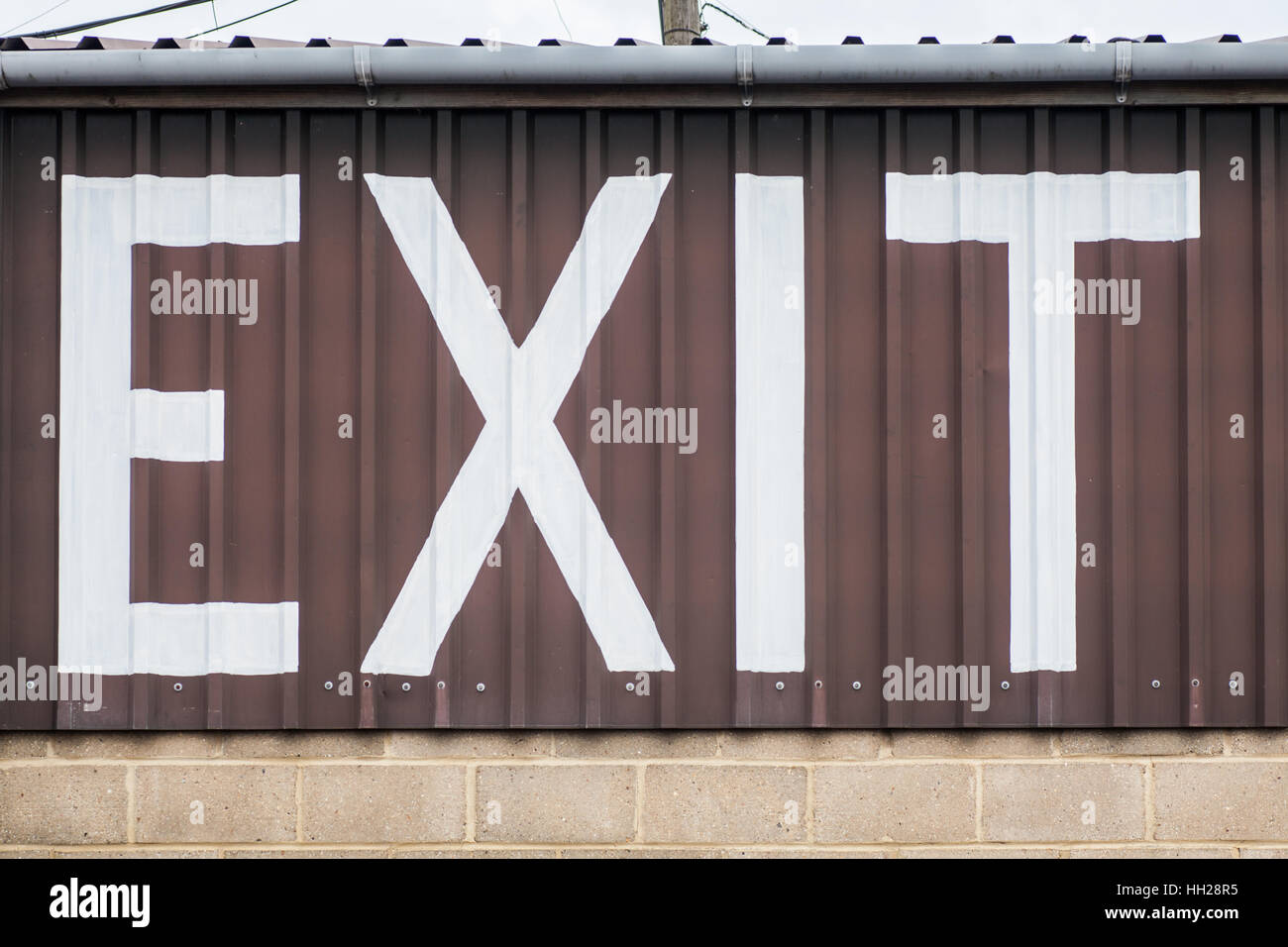 White painted letters hi-res stock photography and images - Alamy