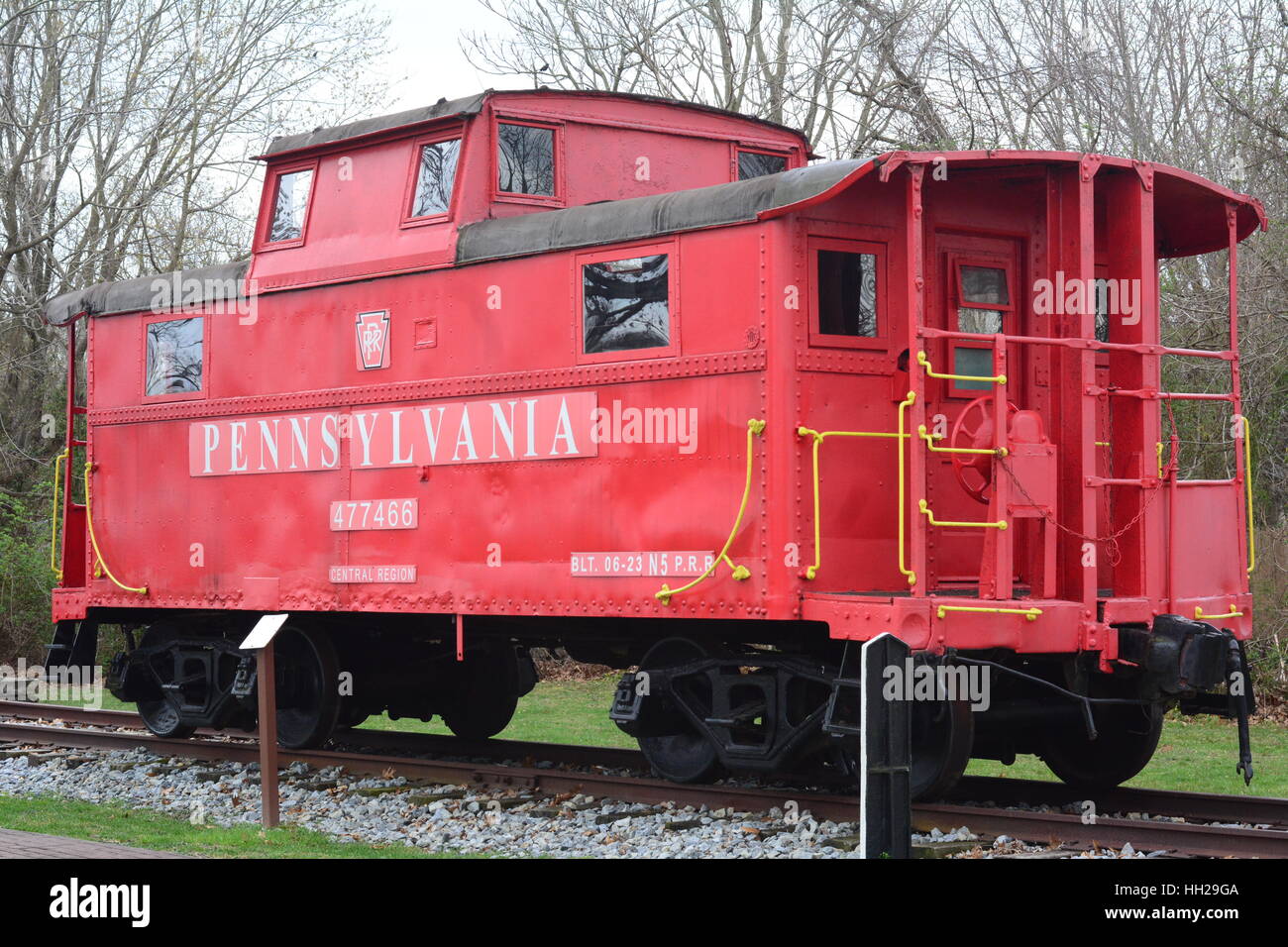 Little Rad Caboose Stock Photo - Alamy