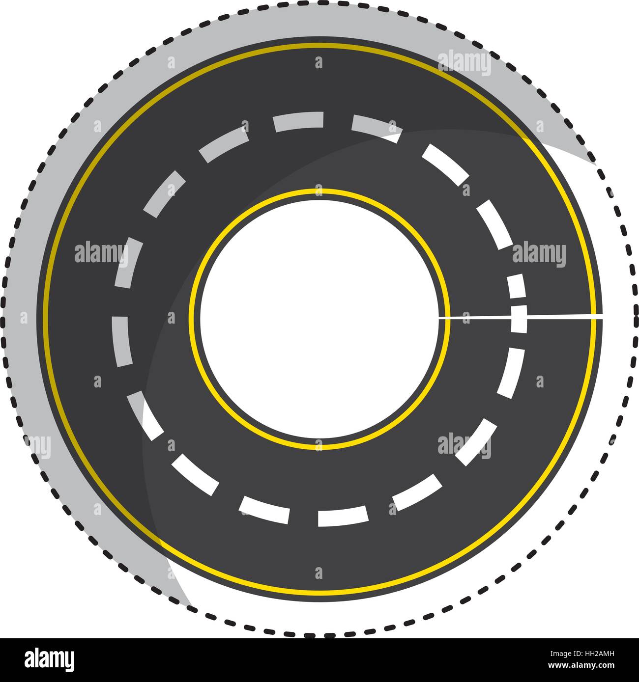 road street isolated icon vector illustration design Stock Vector Image ...