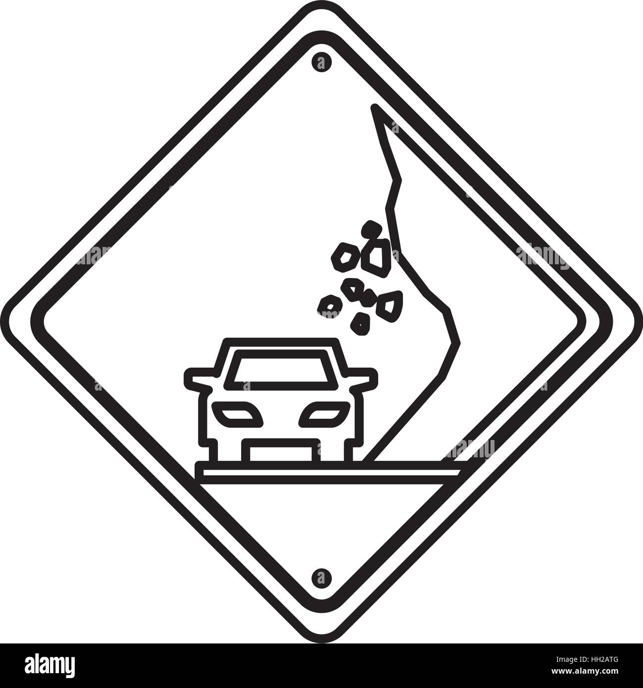 collapse traffic signal information icon vector illustration design ...