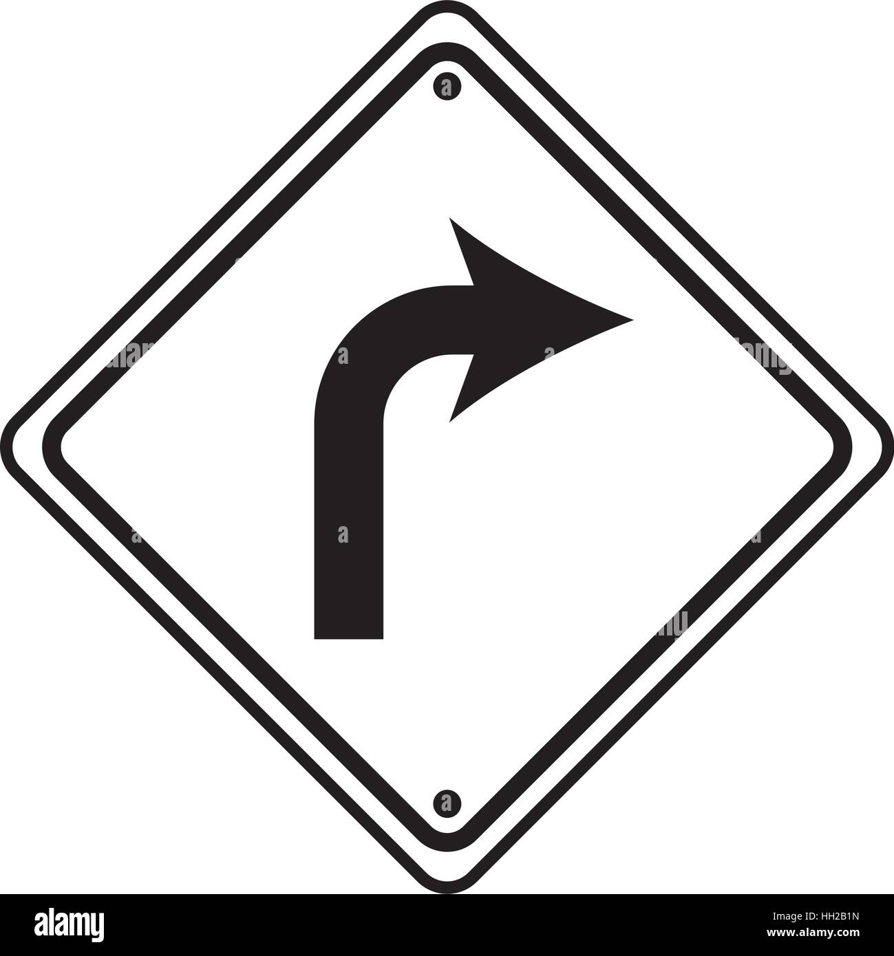 traffic signal information with arrow icon vector illustration design ...