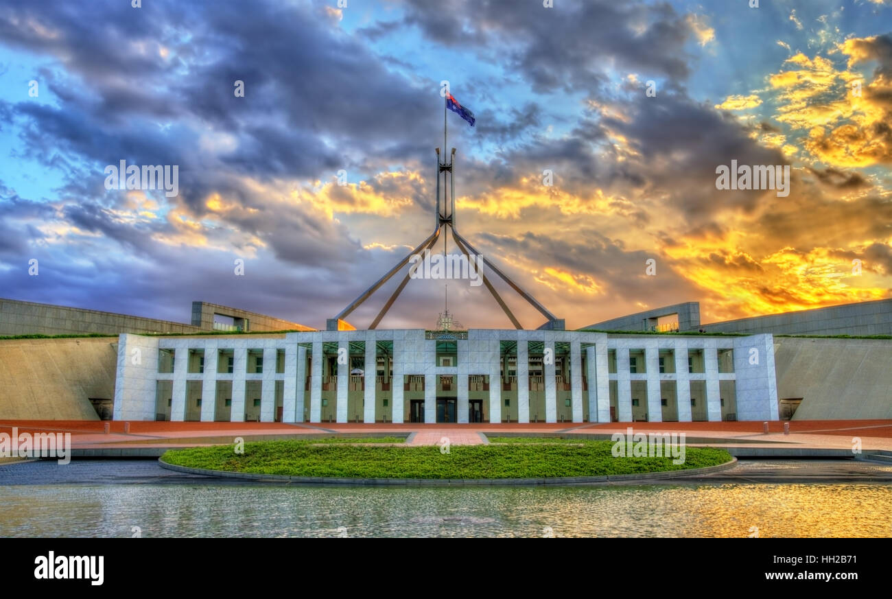 Parliament House in Canberra, Australia Stock Photo - Alamy