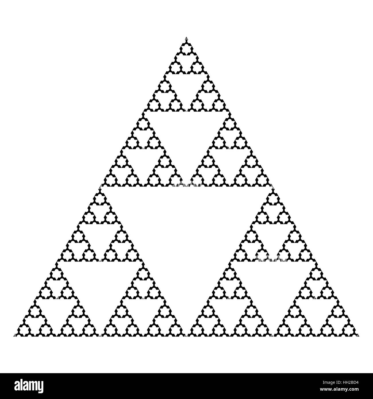 The Stages Of Sierpinski Tetrahedron