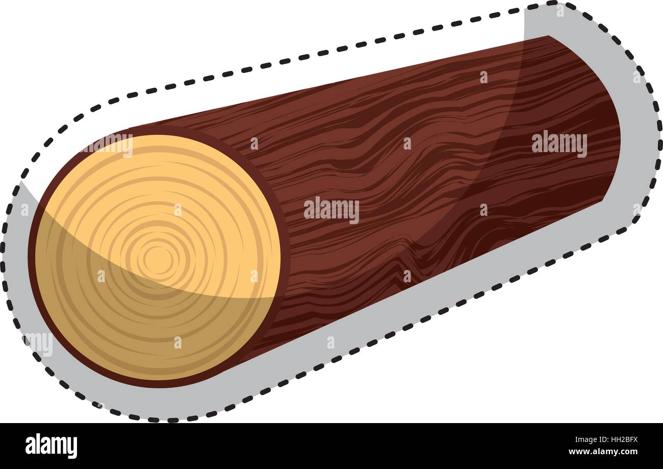 wooden logs resource icon vector illustration design Stock Vector Image ...