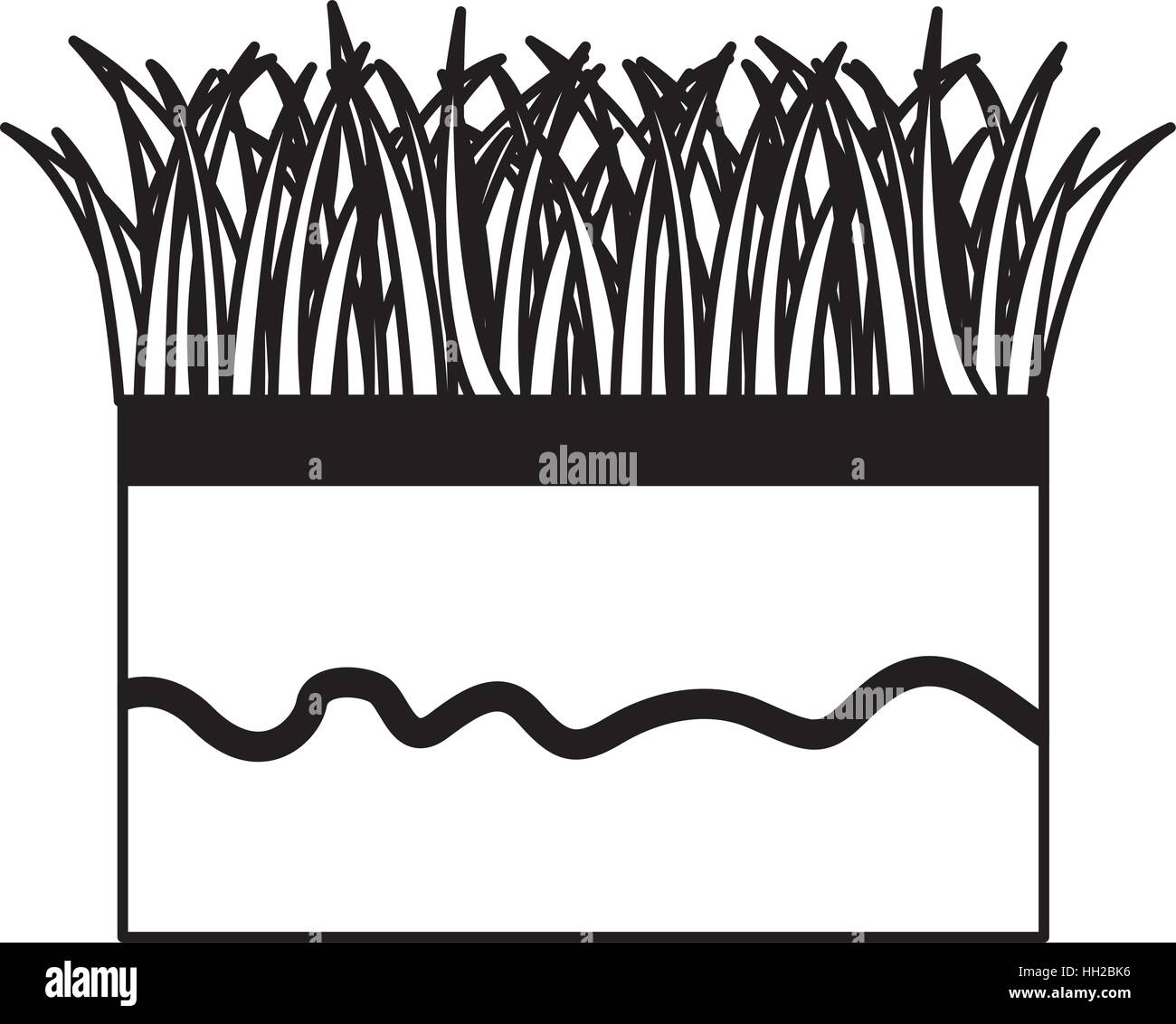 ground and grass icon vector illustration design Stock Vector Image ...