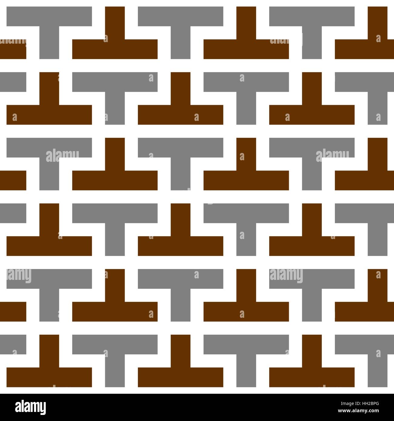 Short letter T tile pattern - seamless editable repeating vector ...