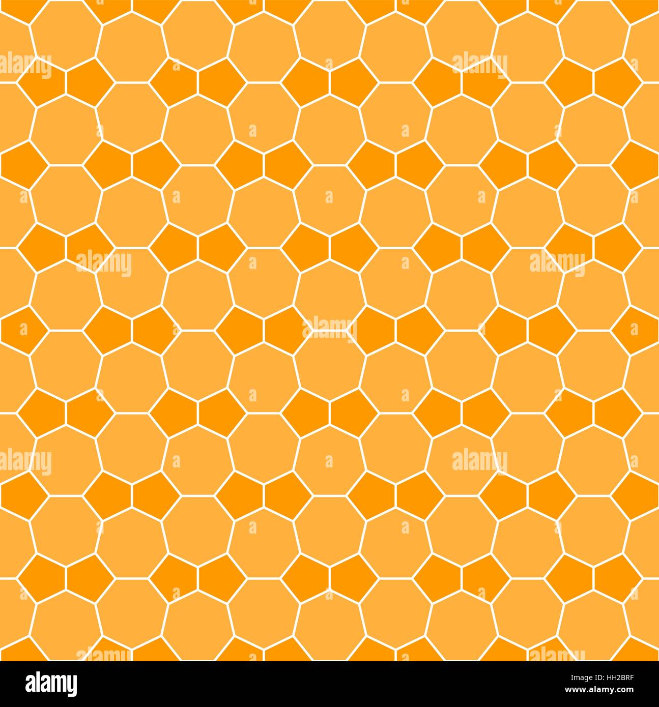 Heptagon and pentagon tile pattern - seamless editable repeating vector ...