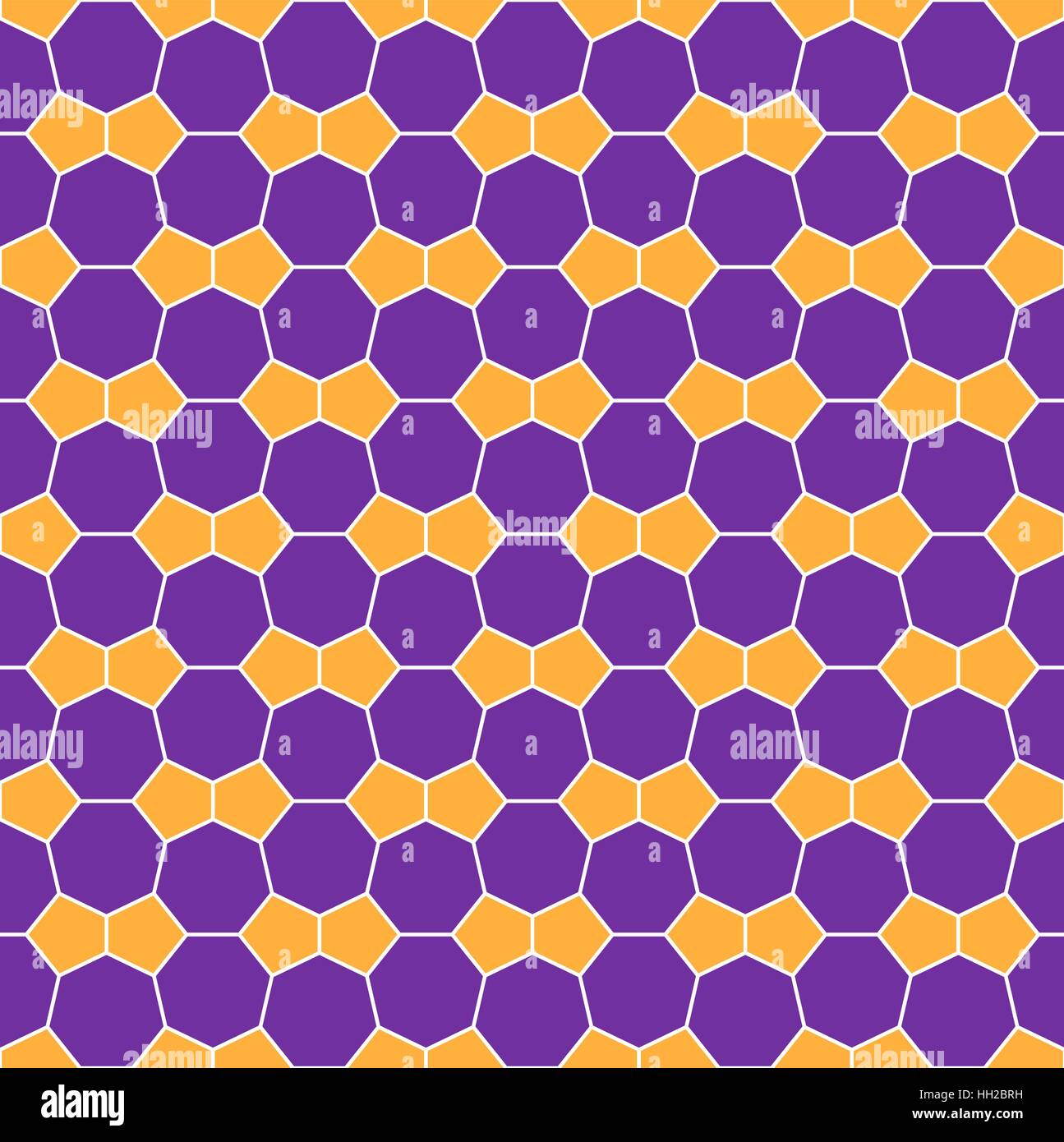 Heptagon pentagon tile pattern seamless High Resolution Stock ...