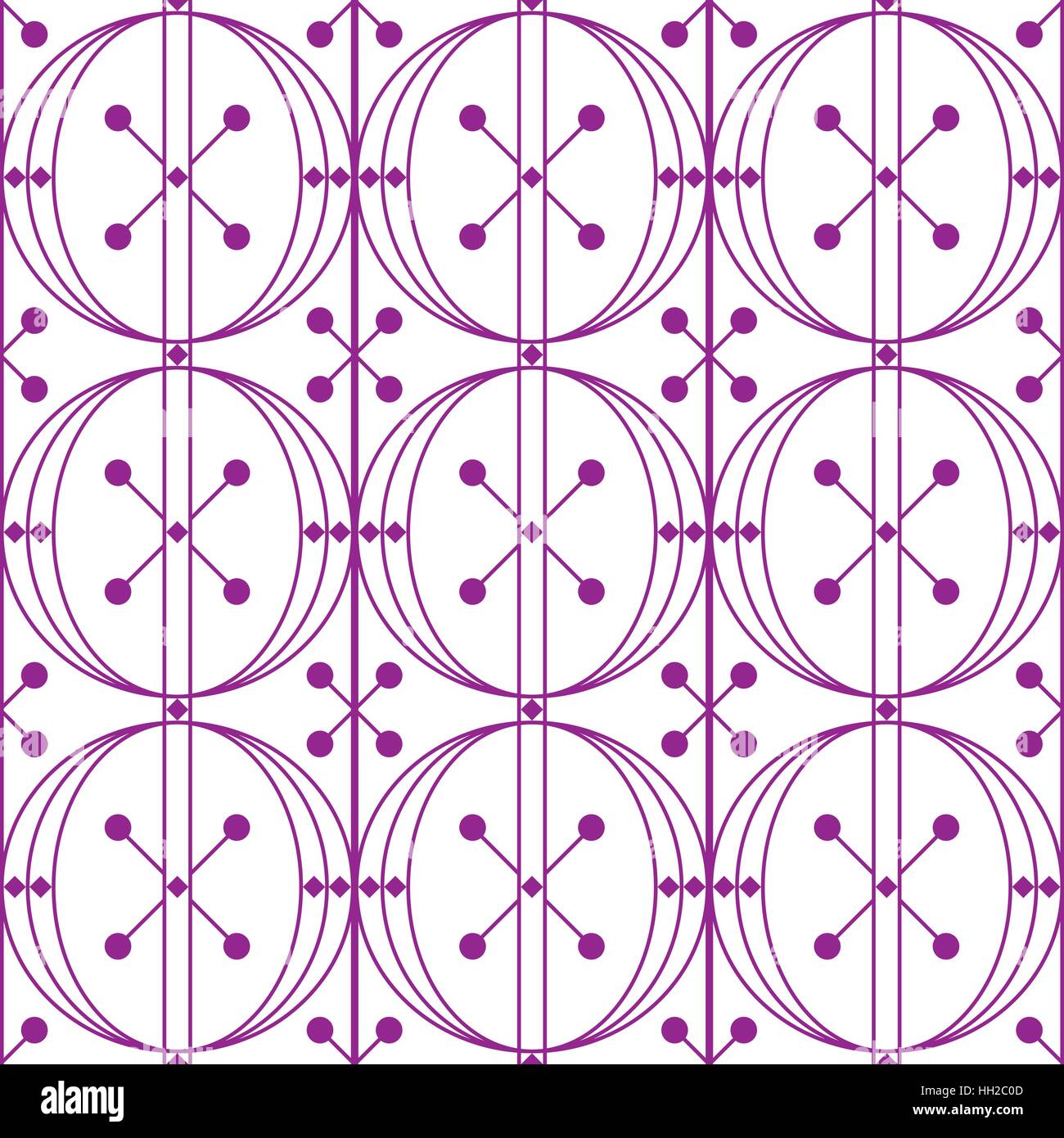 Traditional wrought iron gate tile pattern - seamless editable vector ...