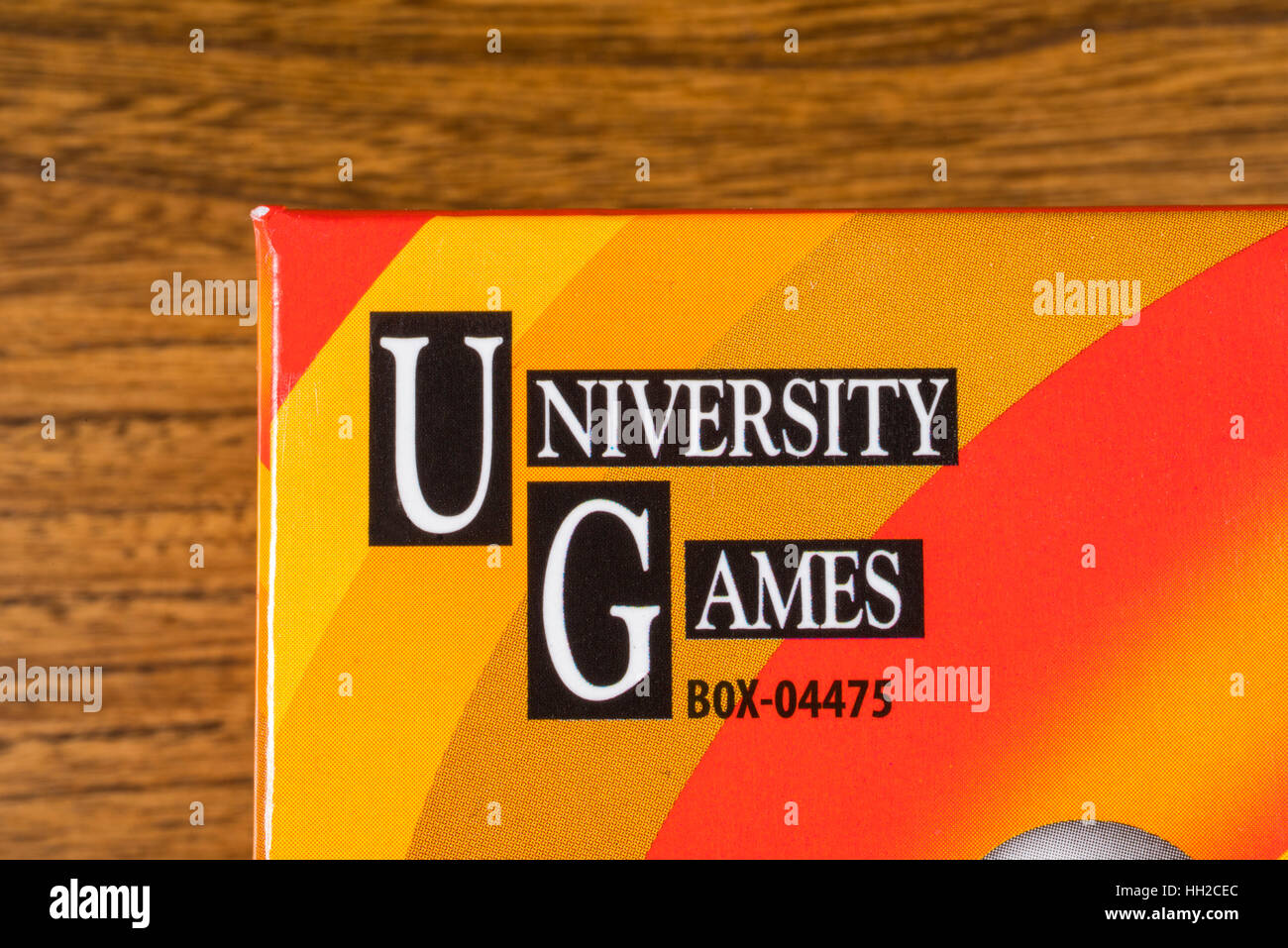 LONDON, UK - JANUARY 13TH 2017: The logo of University Games on one of ...
