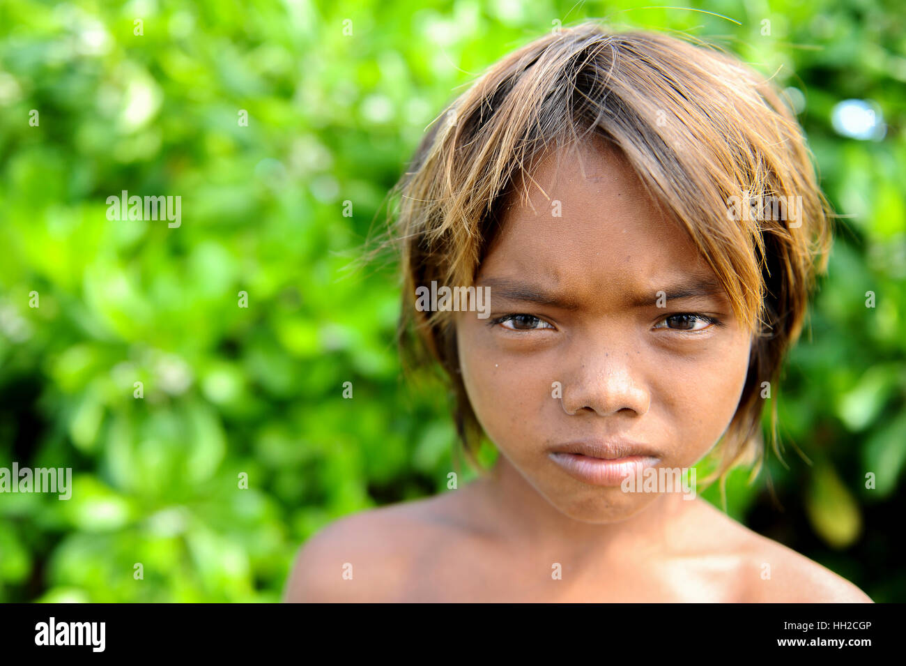 Faces of Sea Gypsy children Stock Photo - Alamy