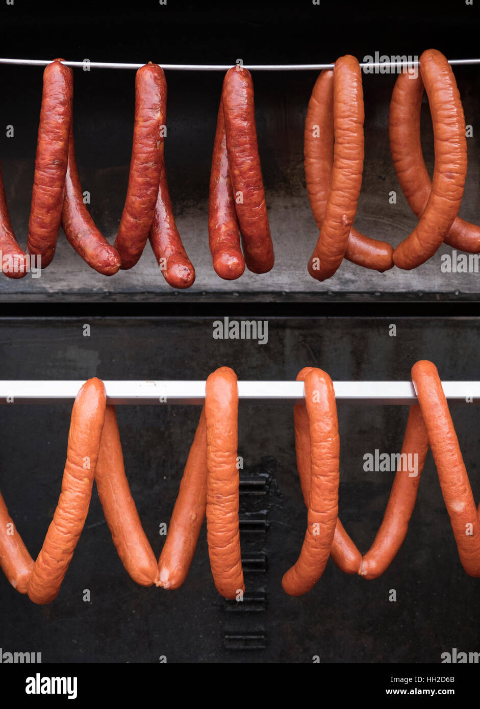 Hanging sausages hi-res stock photography and images - Alamy
