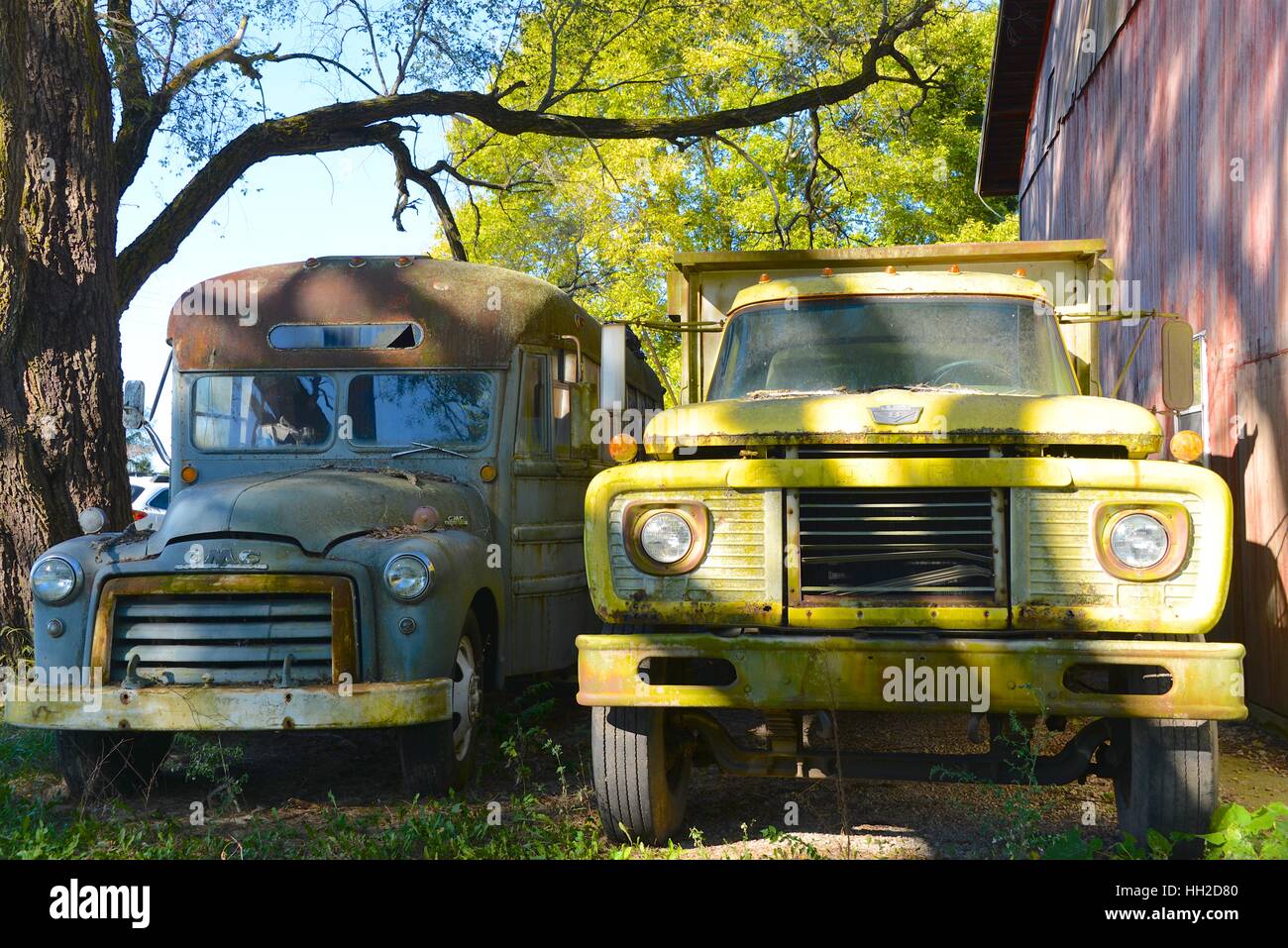 antique, industrial chic, truck, rust, vintage Stock Photo - Alamy