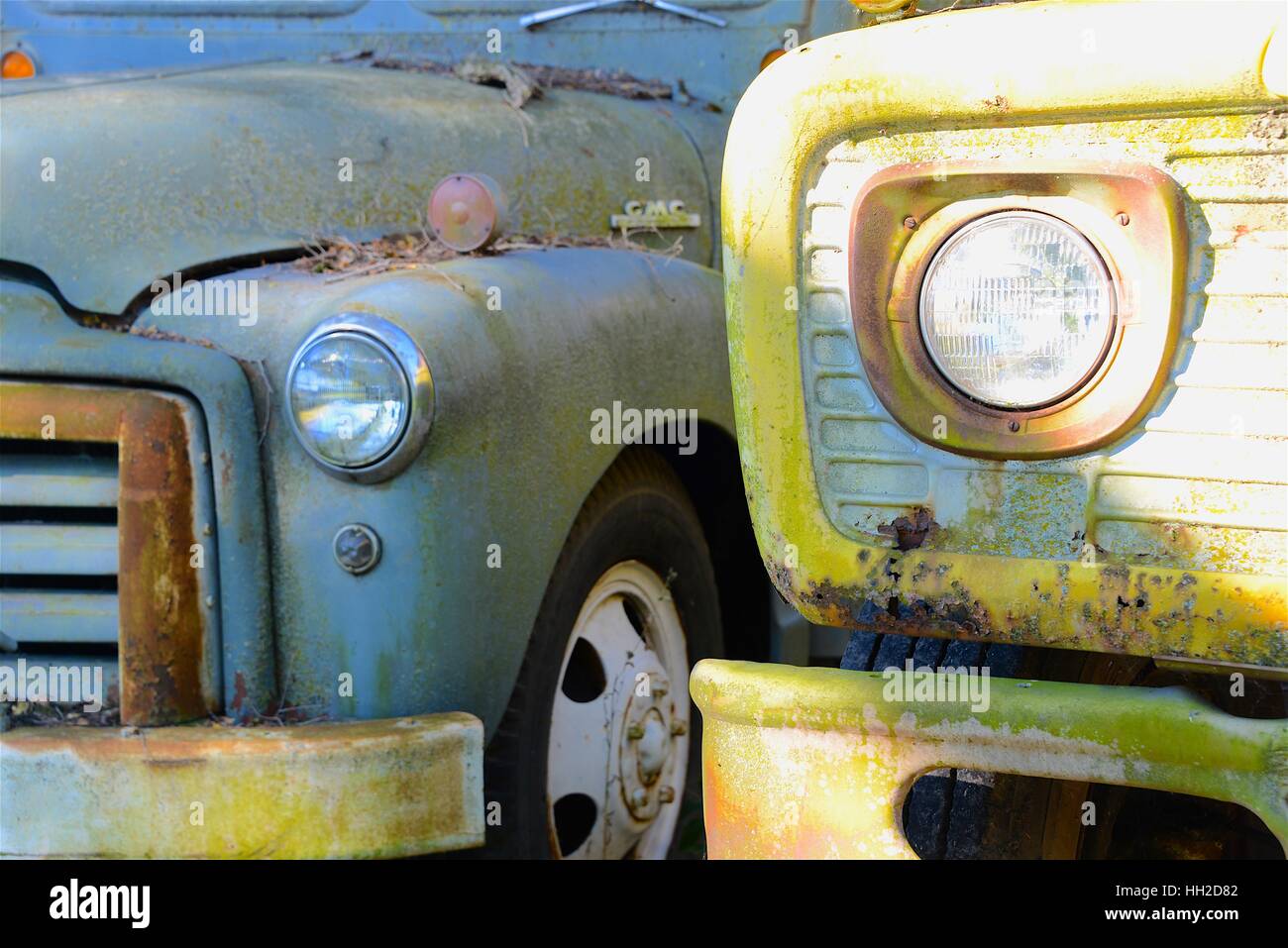 antique, industrial chic, truck, rust, vintage Stock Photo - Alamy