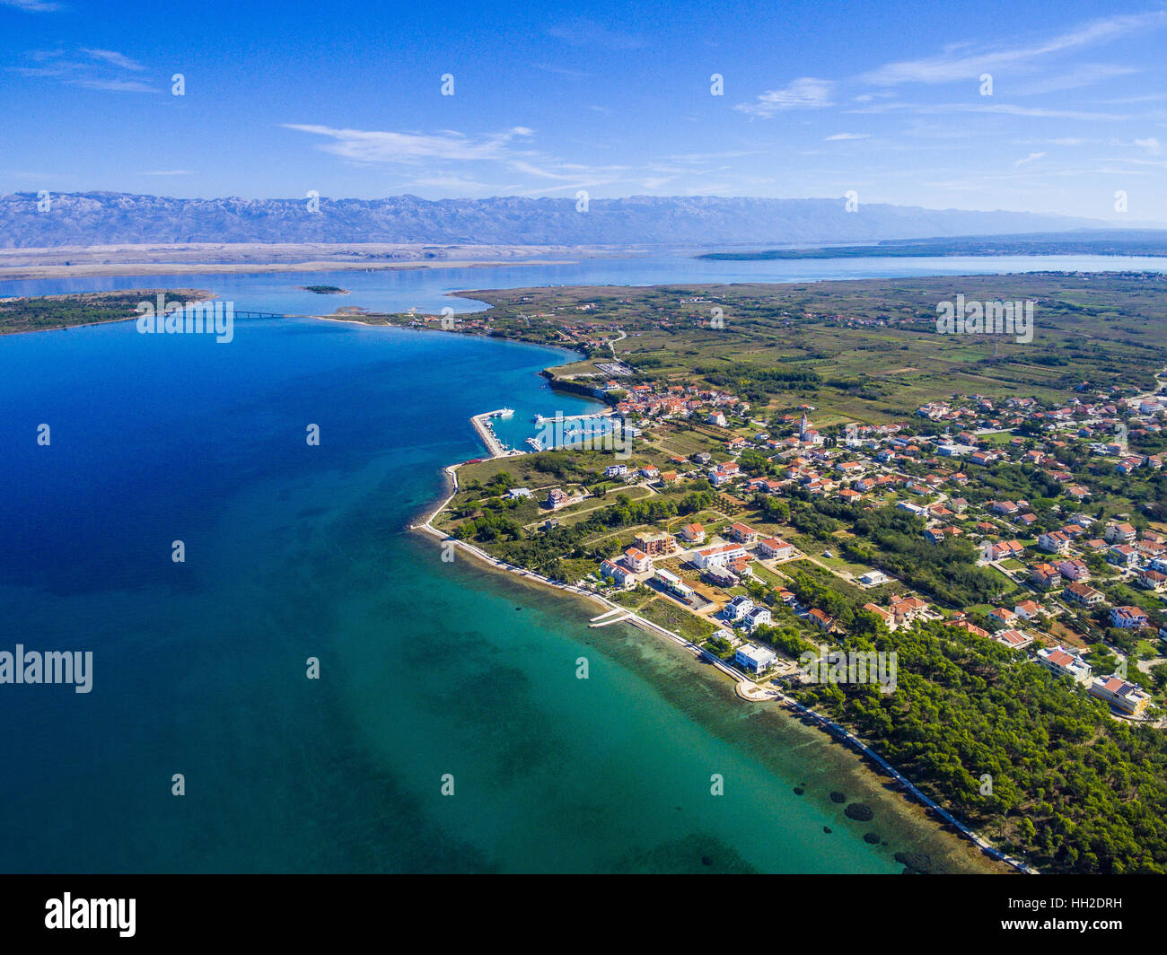 Privlaka, Adriatic coast, Croatia Stock Photo - Alamy