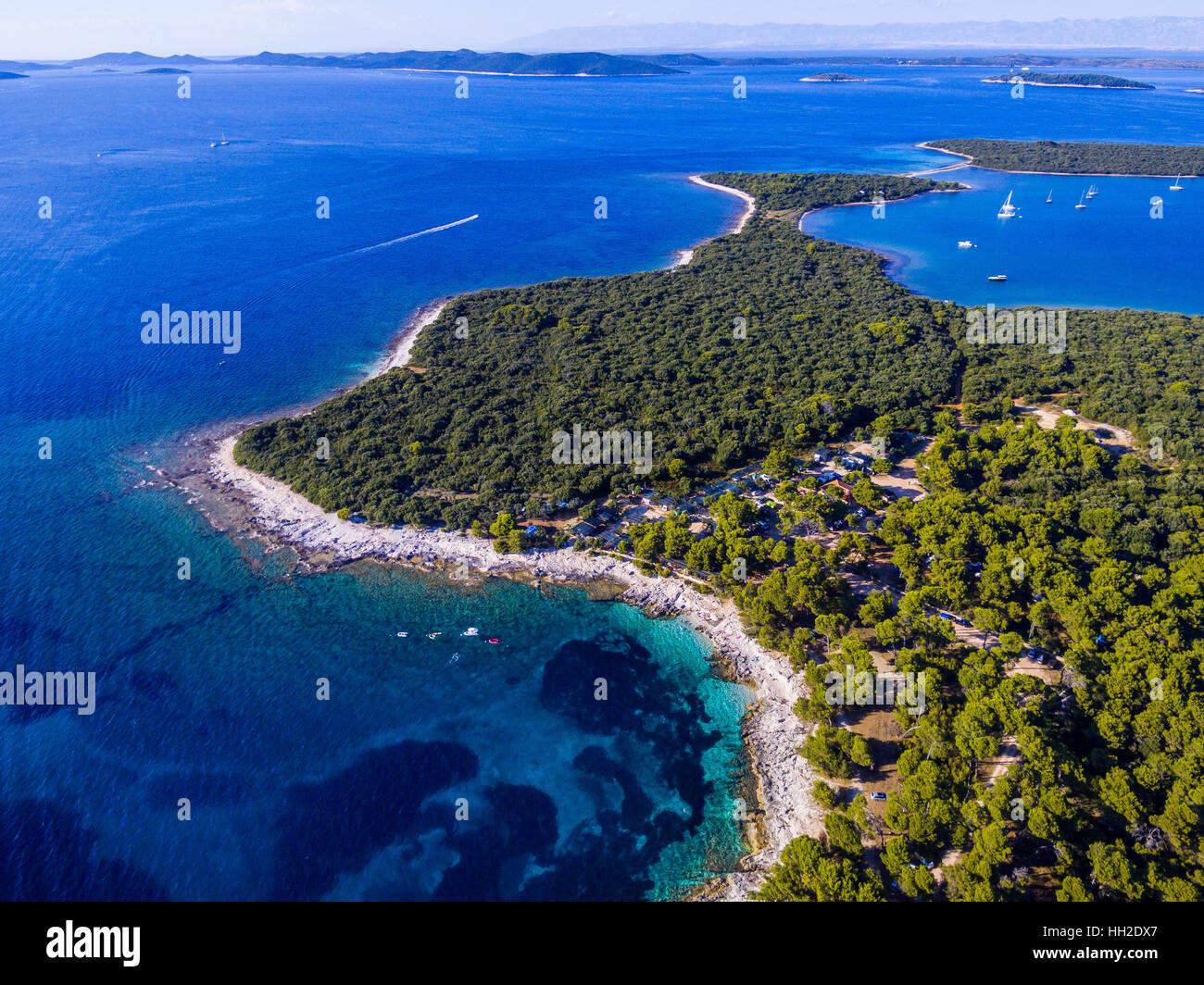 Ligthouse Veli rat, island Dugi otok, Croatia Stock Photo - Alamy