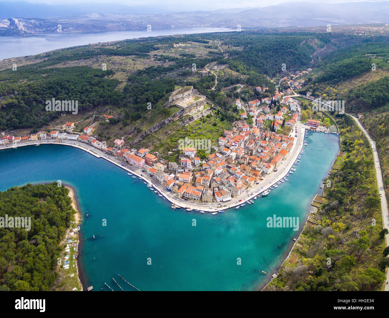 Town of Novigrad, Dalmatia, Croatia Stock Photo - Alamy