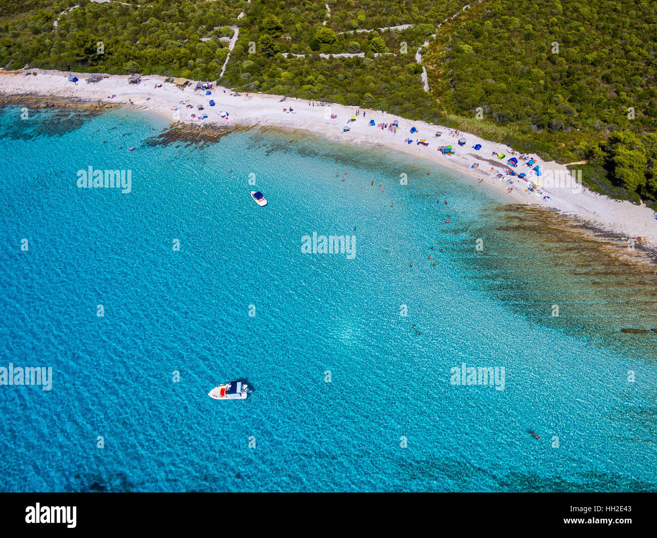 Beach Veli Zal, island Dugi otok, Adriatic sea, Croatia Stock Photo - Alamy