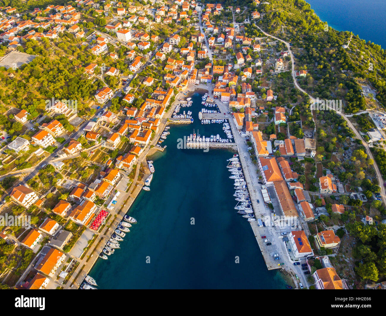 Town of Sali, island Dugi otok, Adriatic, Croatia Stock Photo - Alamy