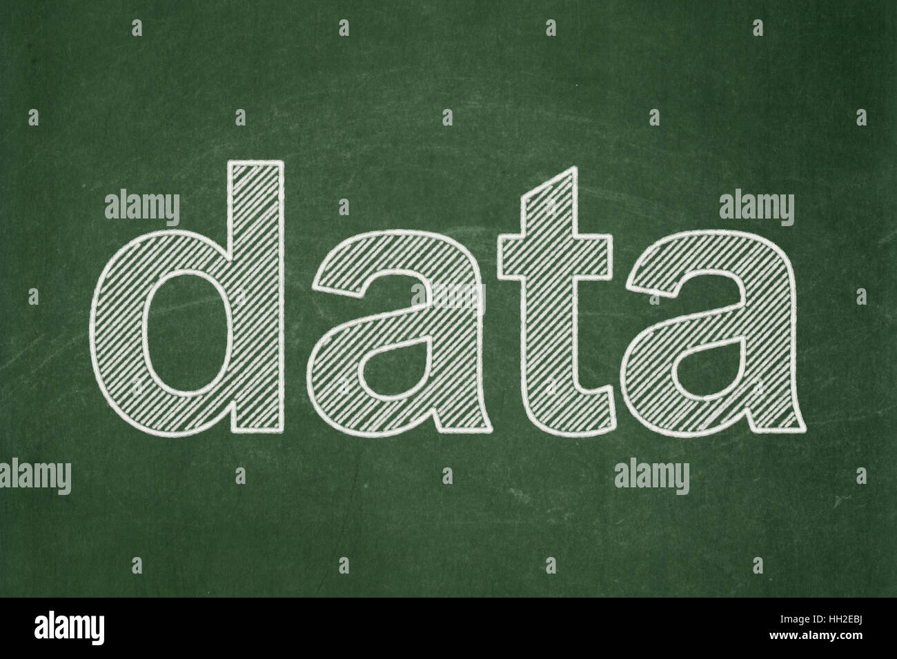 Data concept: Data on chalkboard background Stock Photo - Alamy