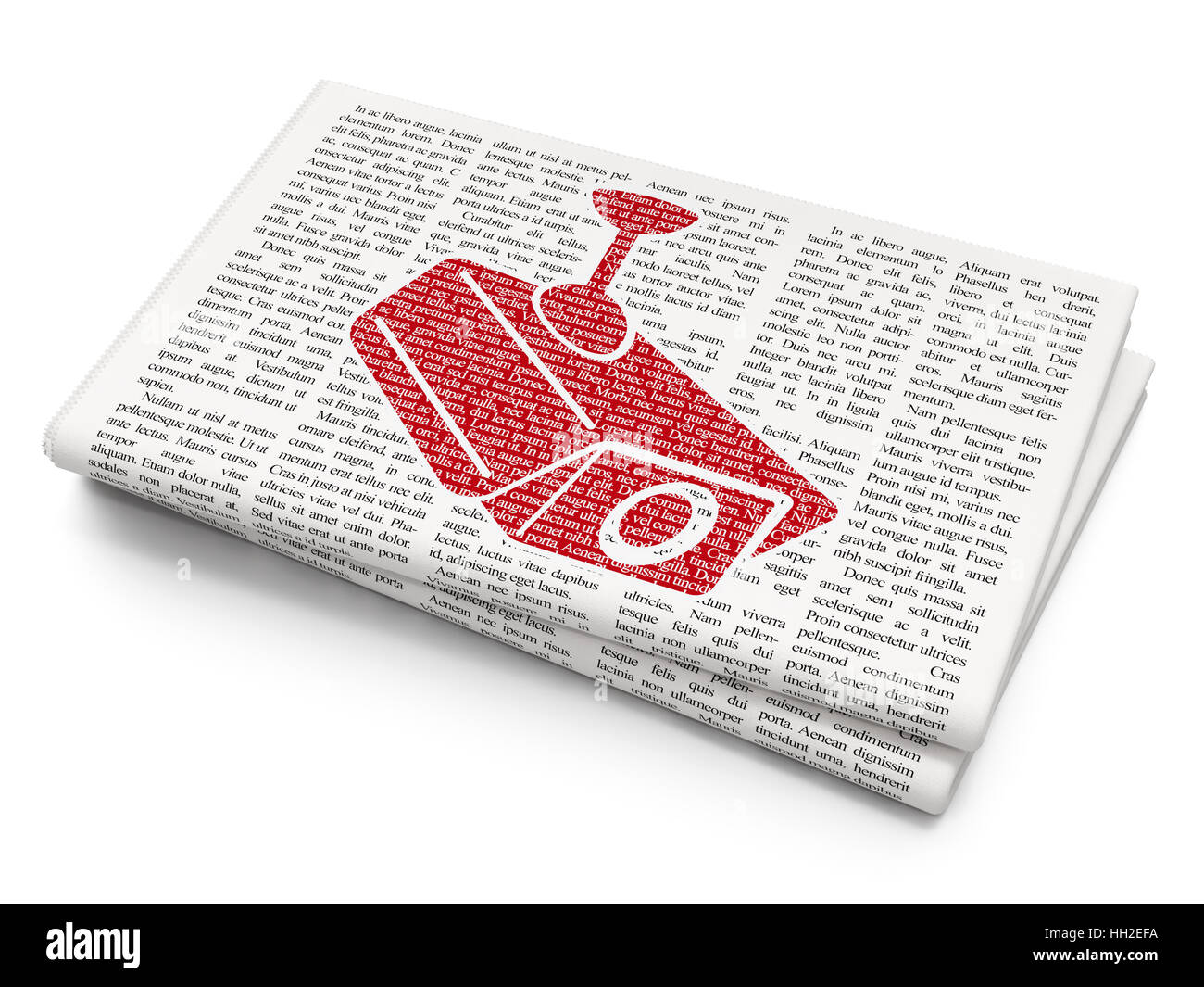 Privacy concept: Cctv Camera on Newspaper background Stock Photo - Alamy