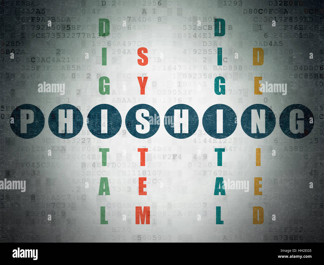 Privacy concept: Phishing in Crossword Puzzle Stock Photo - Alamy