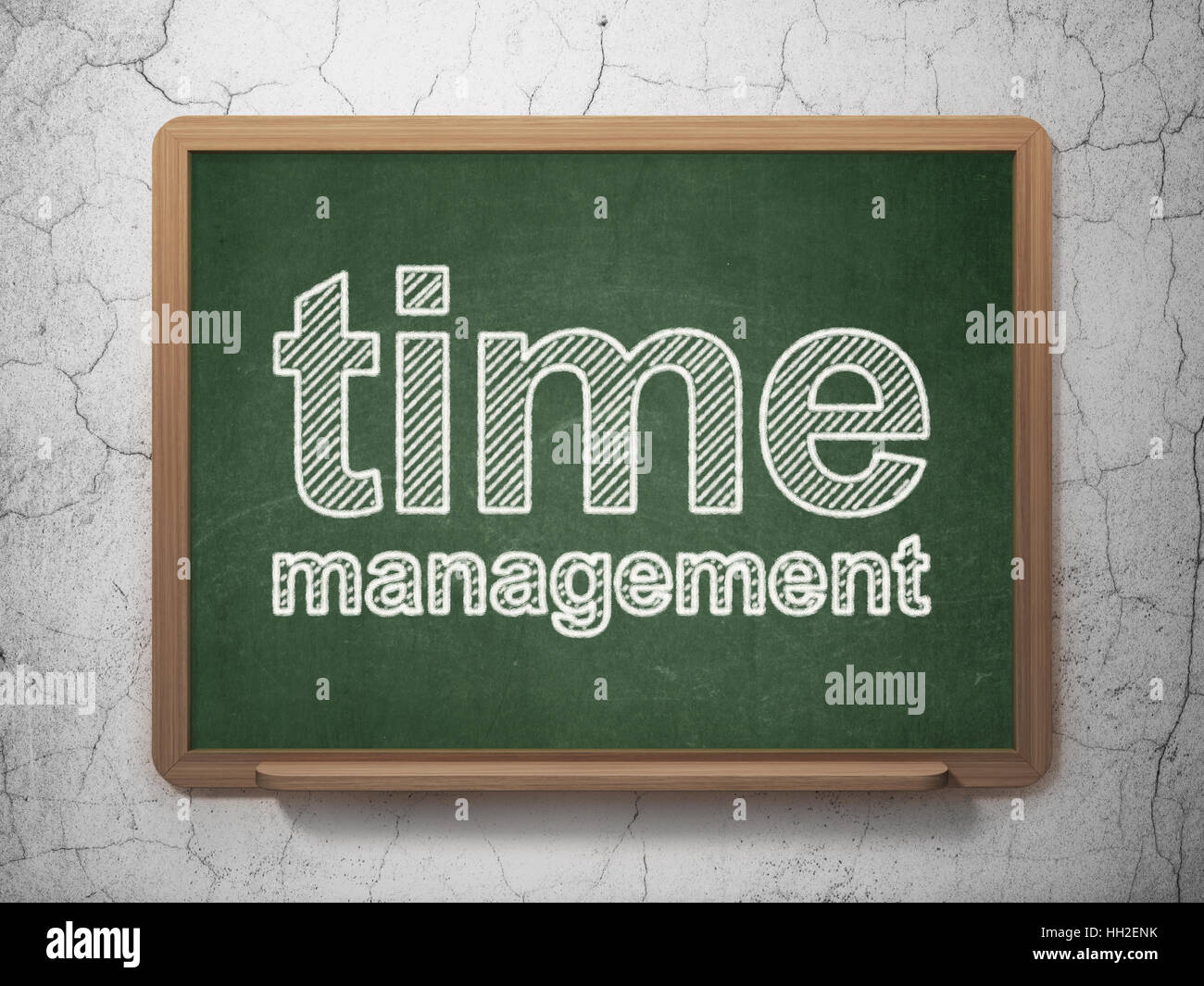 Timeline concept: Time Management on chalkboard background Stock Photo ...