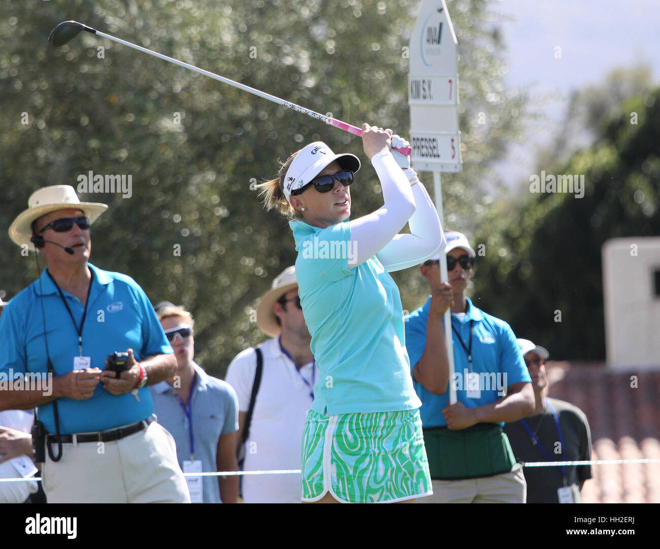 RANCHO MIRAGE, CALIFORNIA - APRIL 04, 2015 : Morgan Pressel of USA at ...