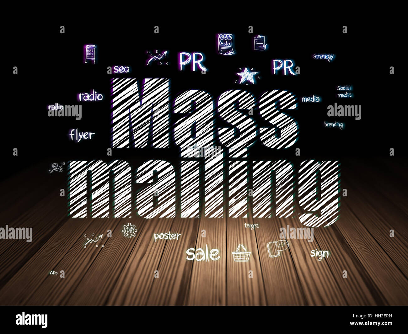 Marketing concept mass mailing hi-res stock photography and images - Alamy