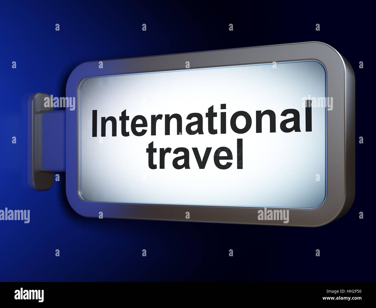 Travel concept: International Travel on billboard background Stock ...